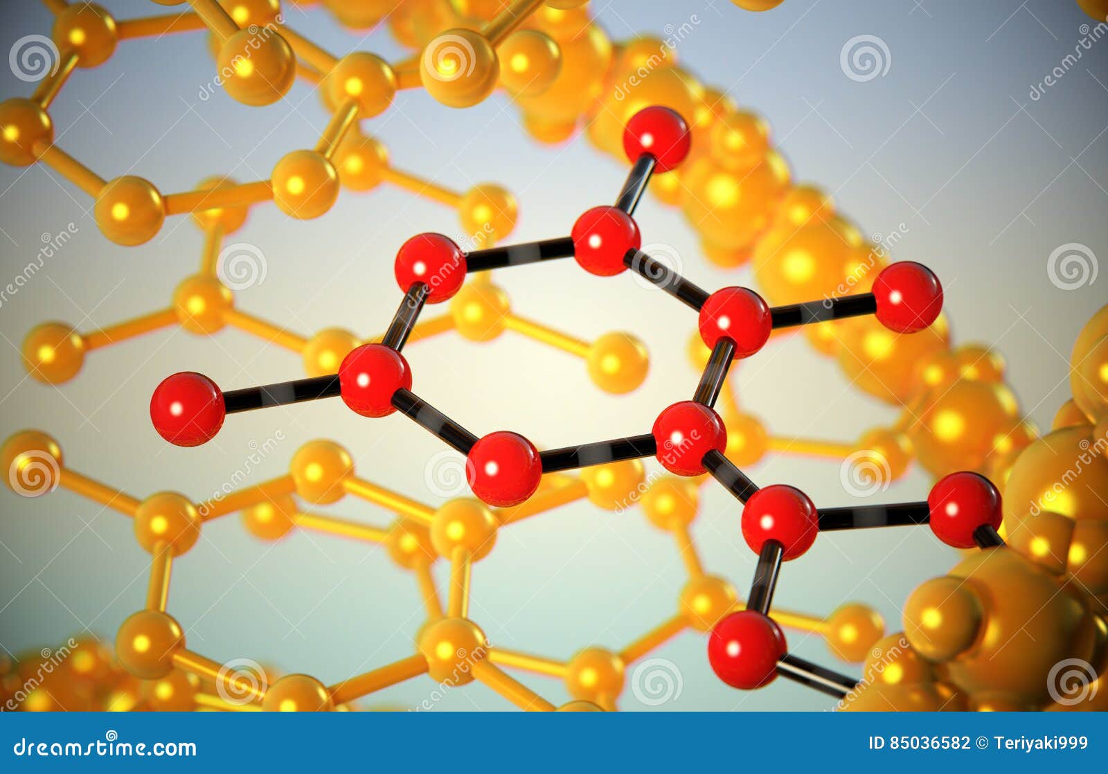 Molecule Structure Chemistry Image Stock Illustration - Illustration of ...