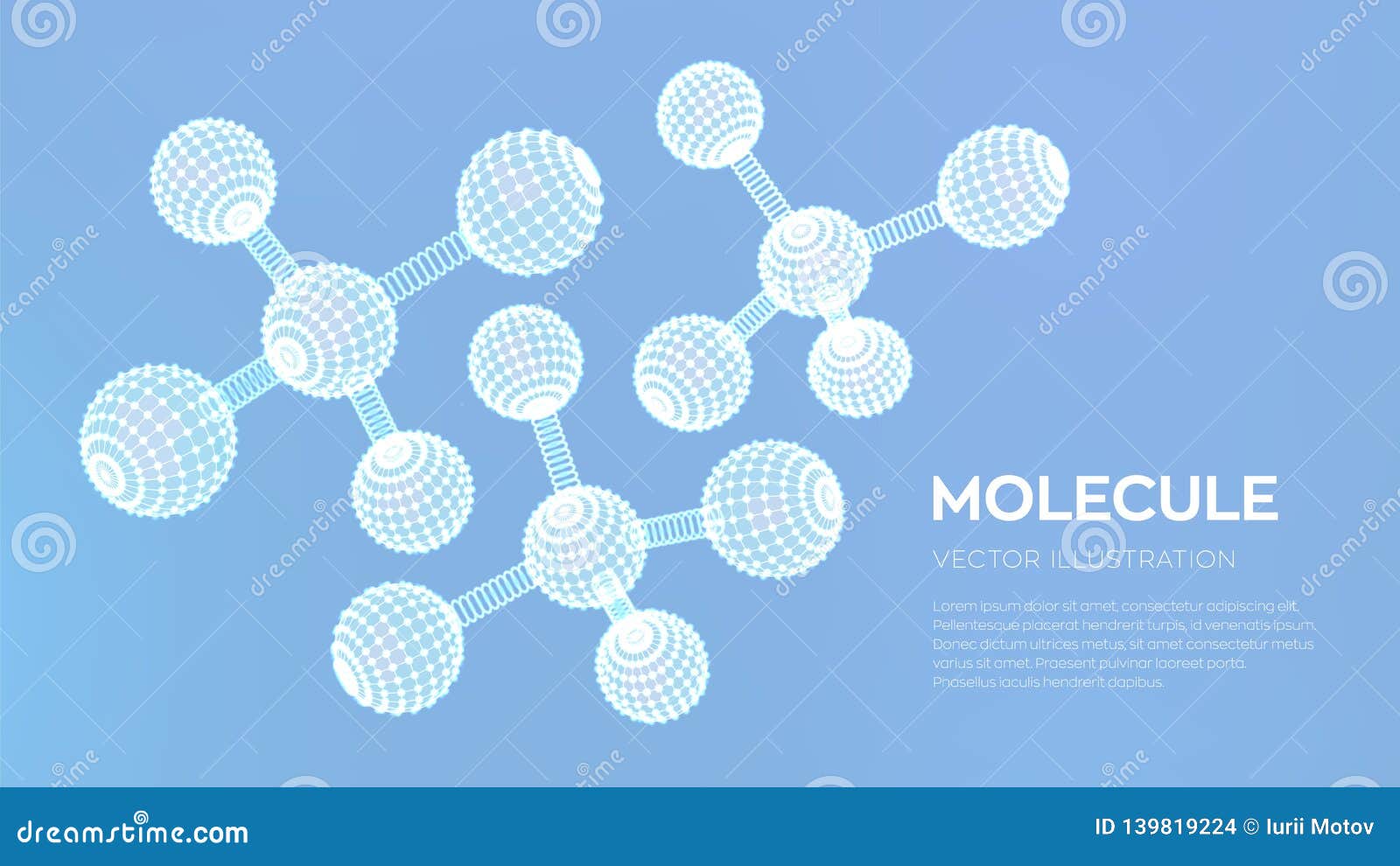 Molecule Structure. Dna, Atom, Neurons. Molecules and Chemical Formulas ...