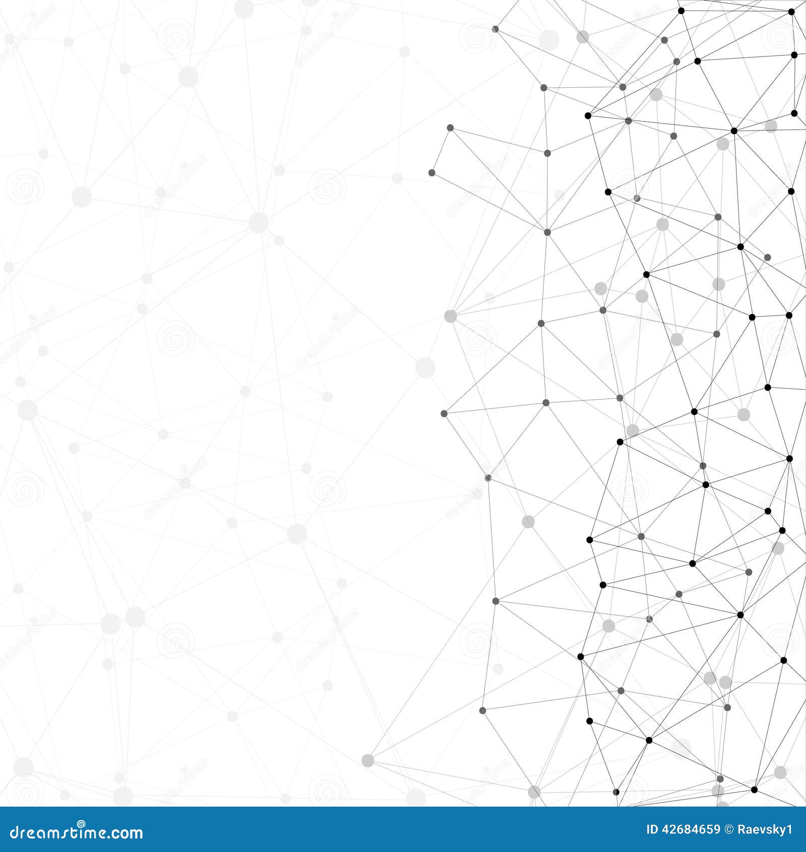 Molecule Structure, Gray Background for Stock Vector - Illustration of ...