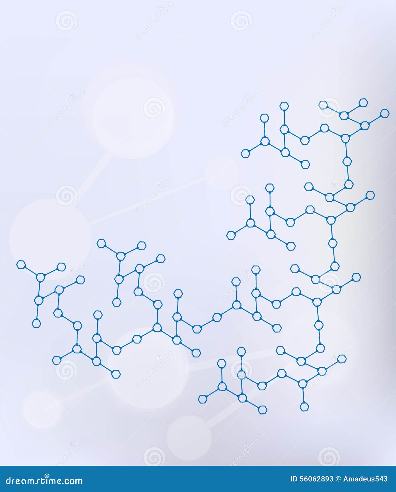 Molecule Structure Pattern Background Vector Design Stock Vector ...