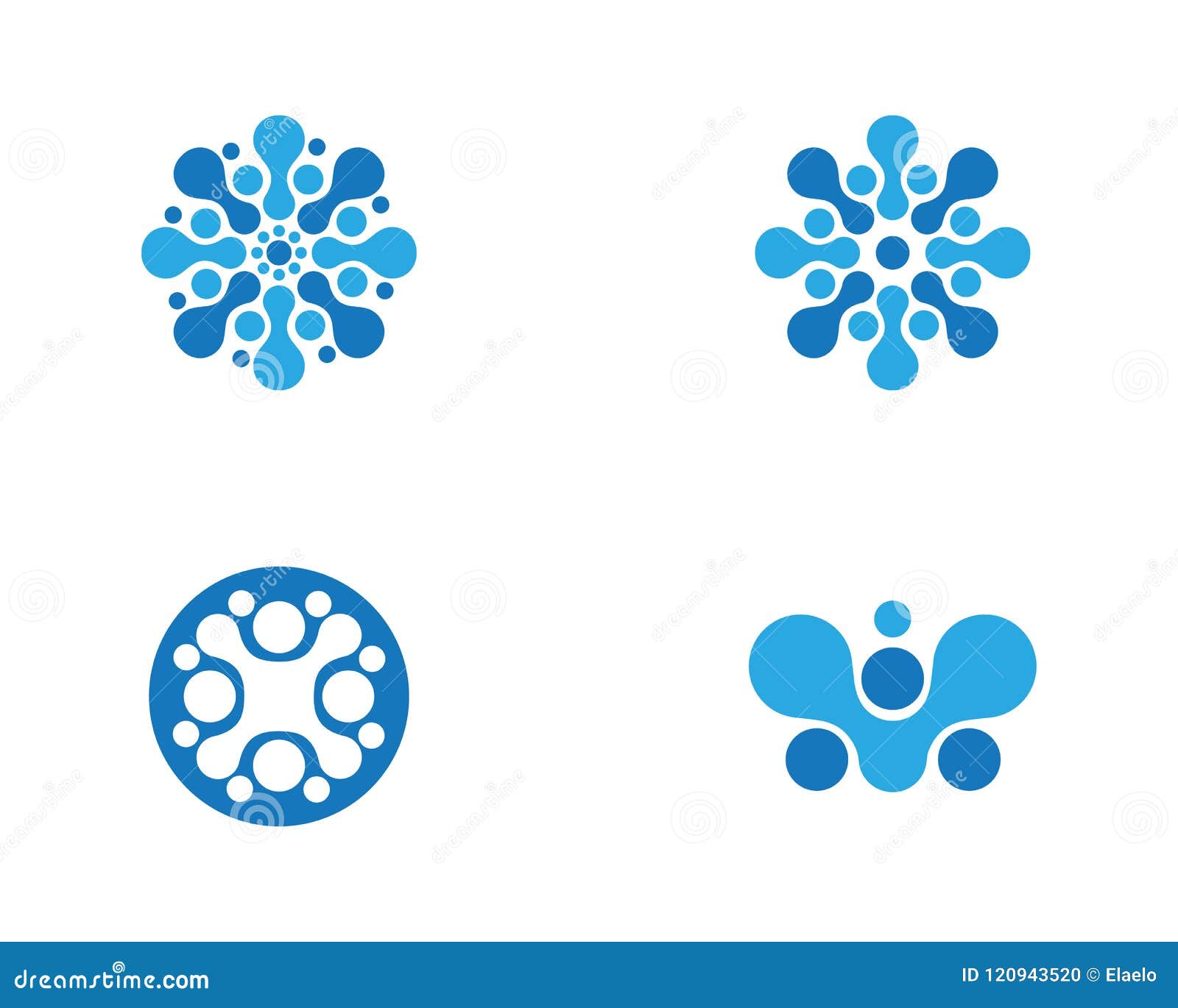 Molecule Symbol Logo Template Vector Stock Vector - Illustration of ...