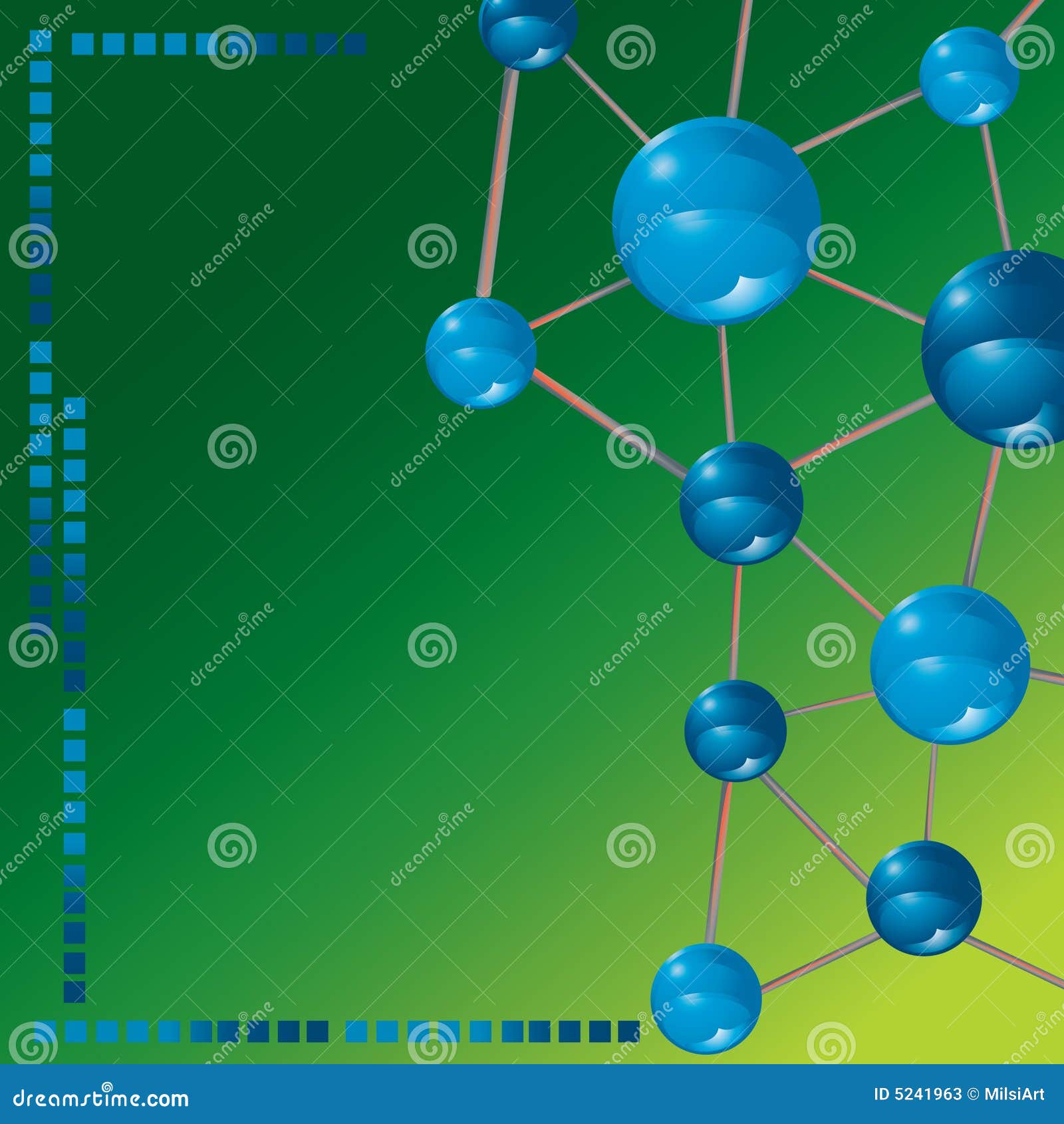 Molecule Technology Background Stock Vector - Illustration of abstract ...