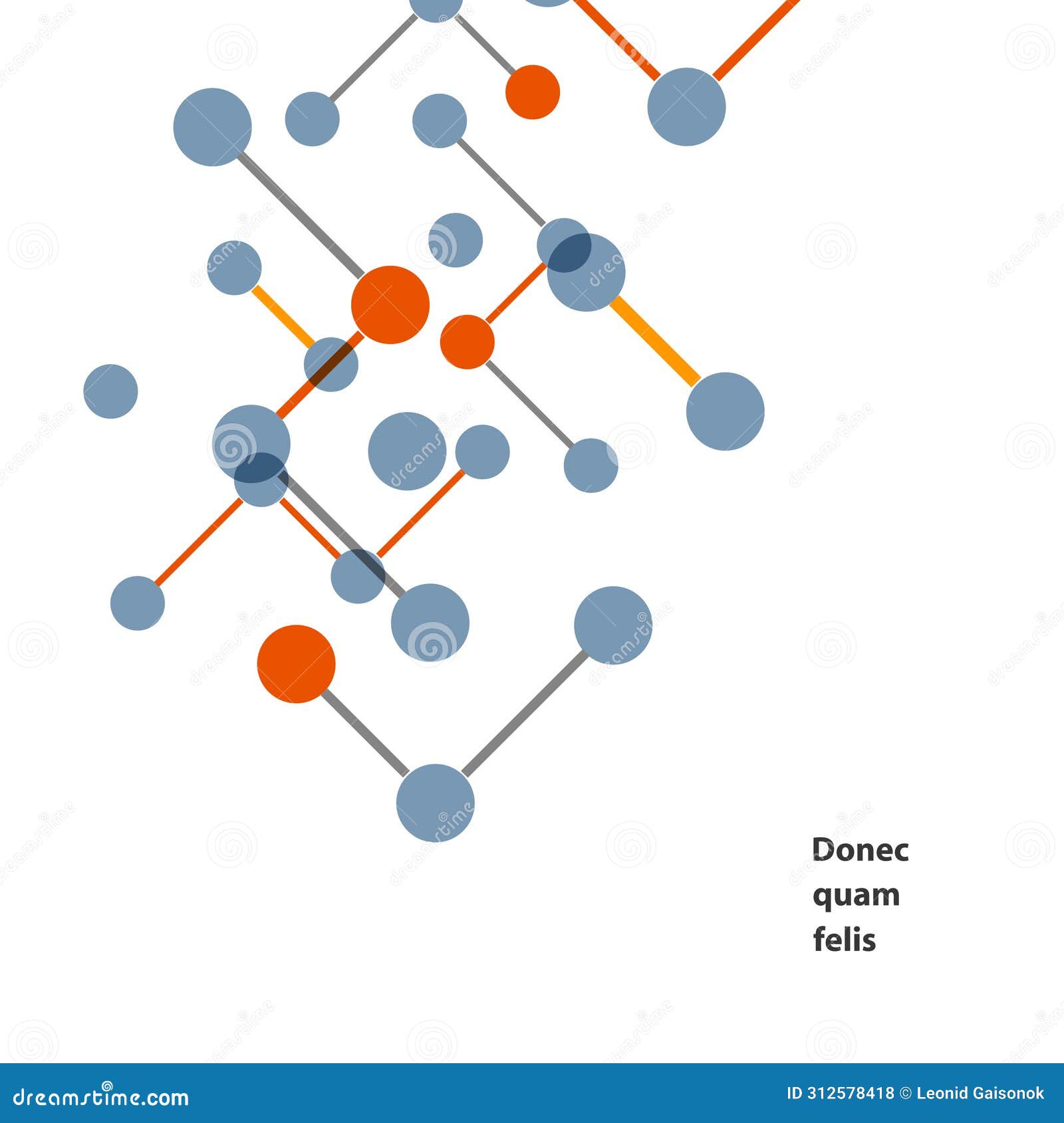 Molecule Vector Design. Concept Connection Design Illustration Stock ...