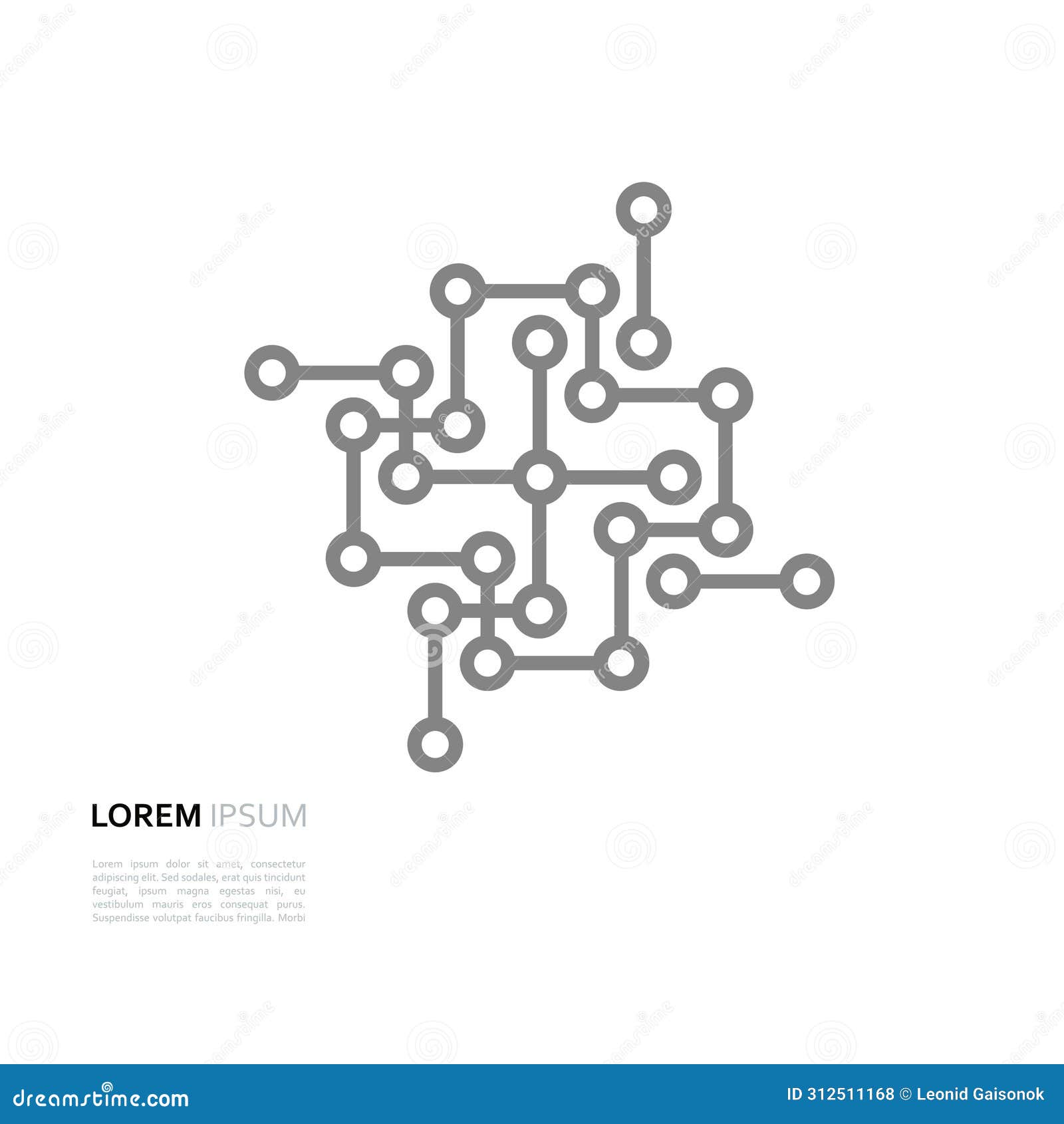 Molecule Vector Design. Concept Connection Design Illustration Stock ...