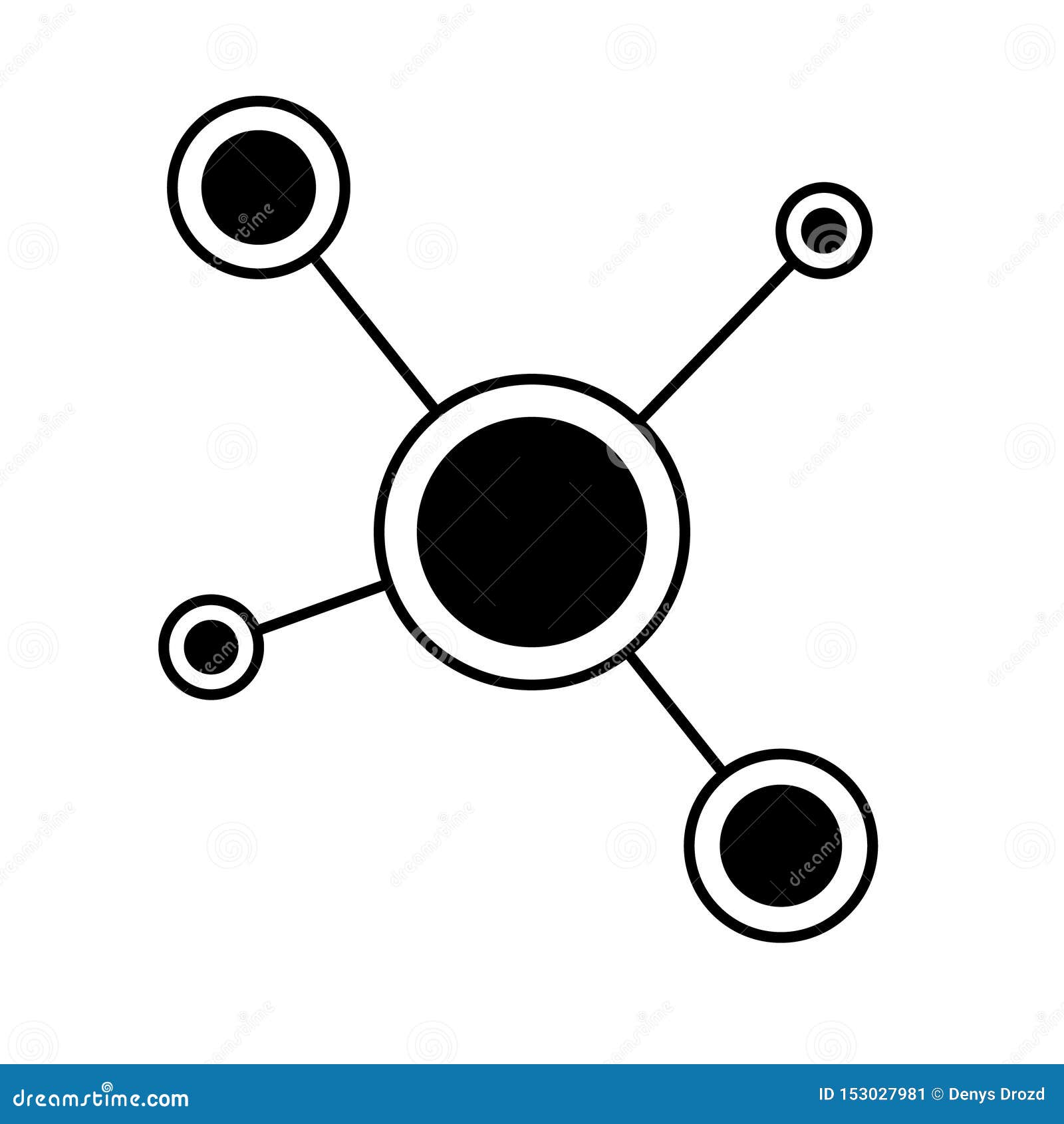 Logo Red Atom Vector Illustration | CartoonDealer.com #11984676