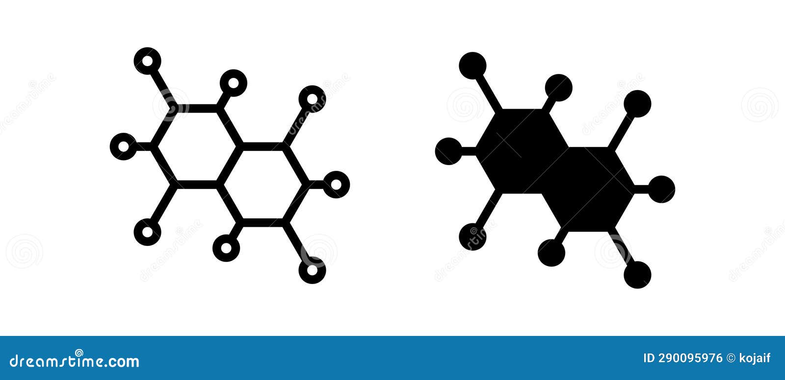 Molecule Vector Icon Set. Chemistry Formula Symbol Stock Illustration ...