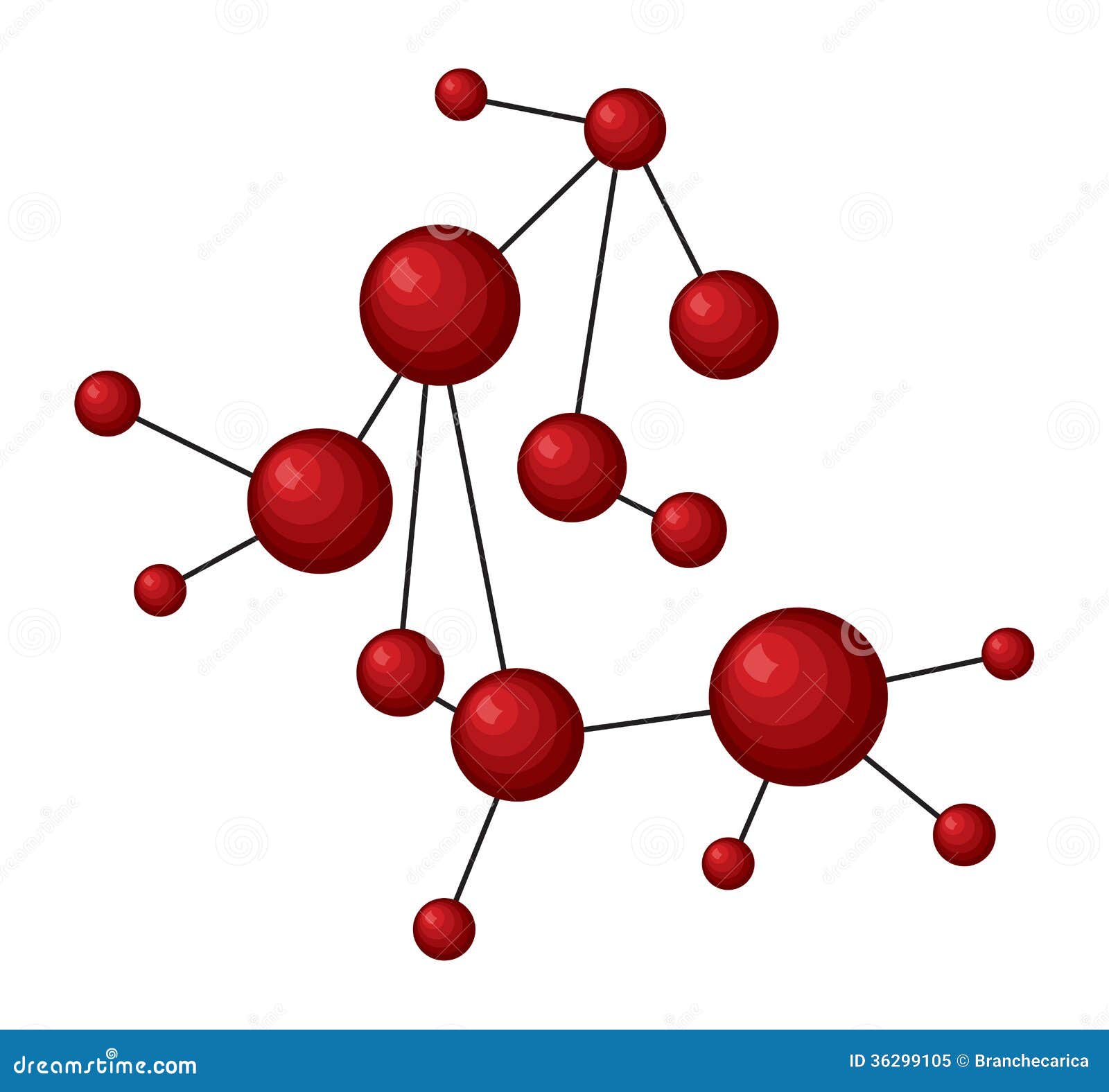 Molecule stock vector. Illustration of chemical, charm - 36299105