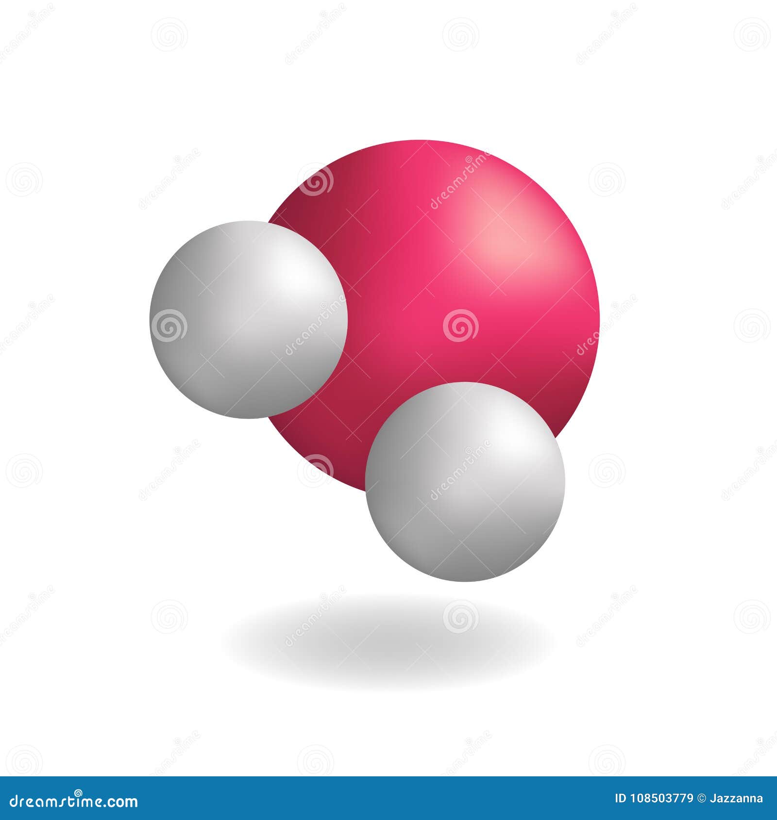 Molecule water H2O symbol stock vector. Illustration of icon - 108503779