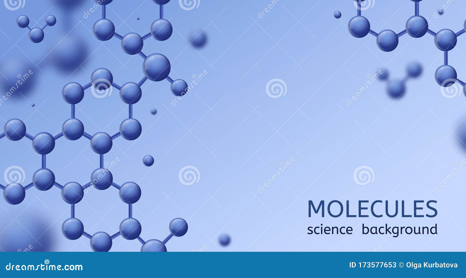 Molecules. Abstract Micro Molecule Structure, Biotechnology Science ...