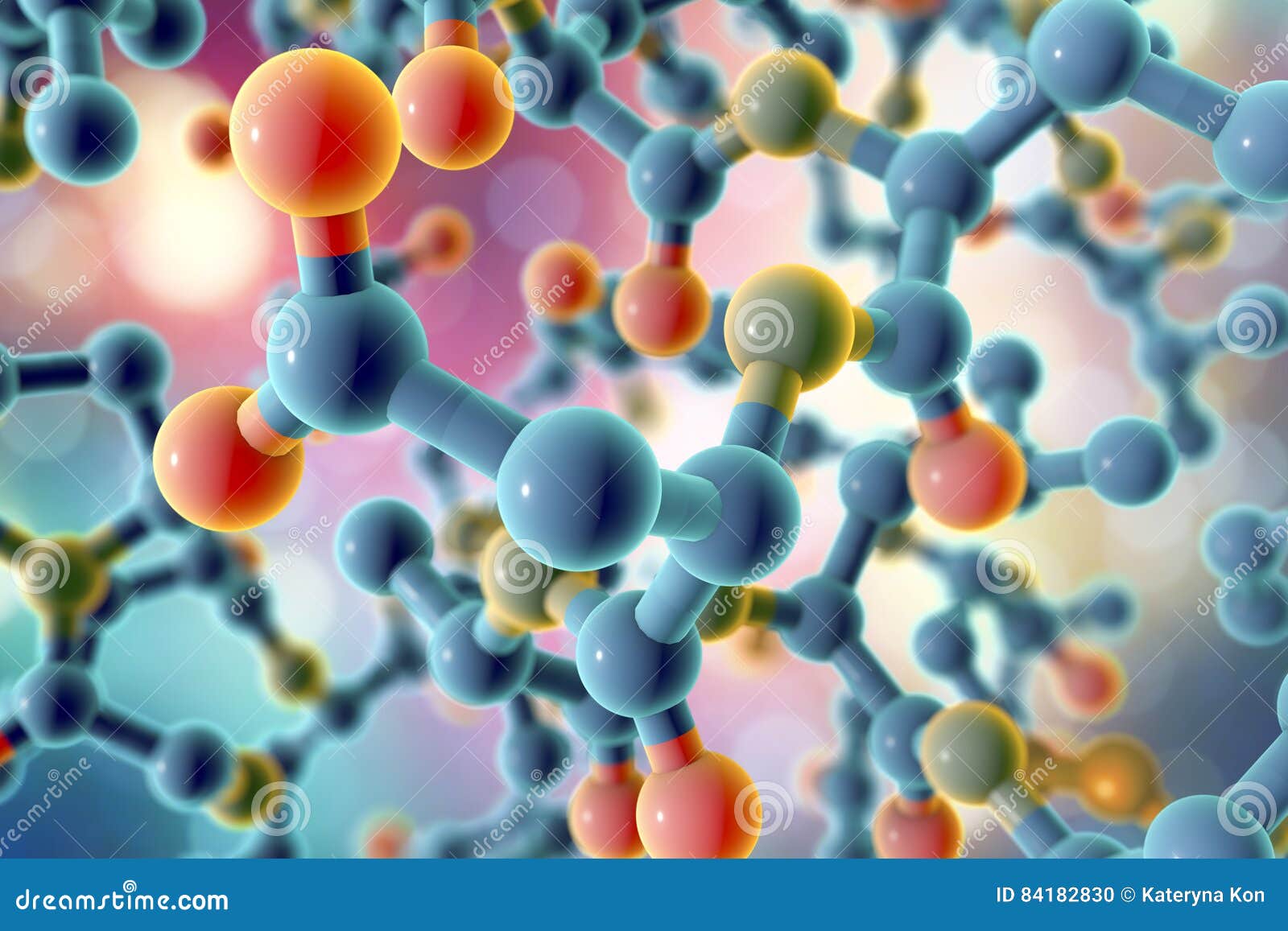Molecules, Abstract Molecular and Research Background Stock ...