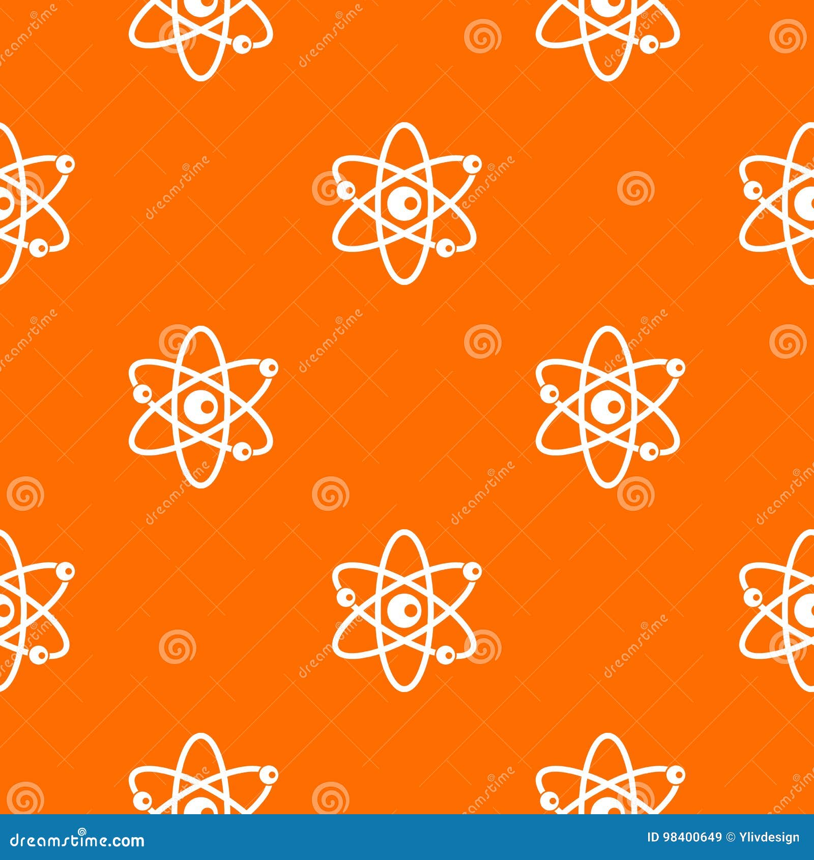 Molecules of Atom Pattern Seamless Stock Vector - Illustration of ...