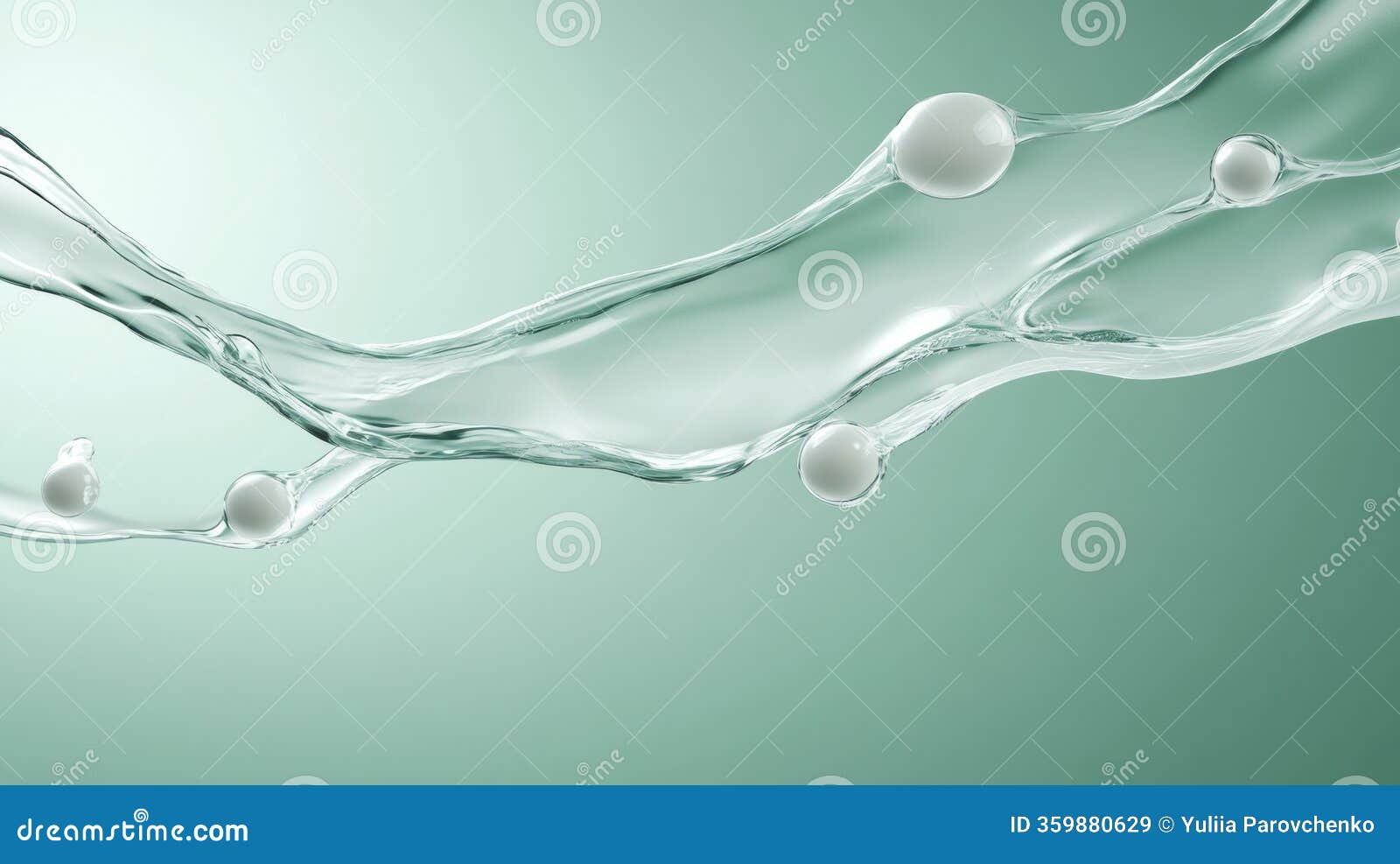 Molecules and Atoms on a Large Scale. Water Molecules Background Stock ...