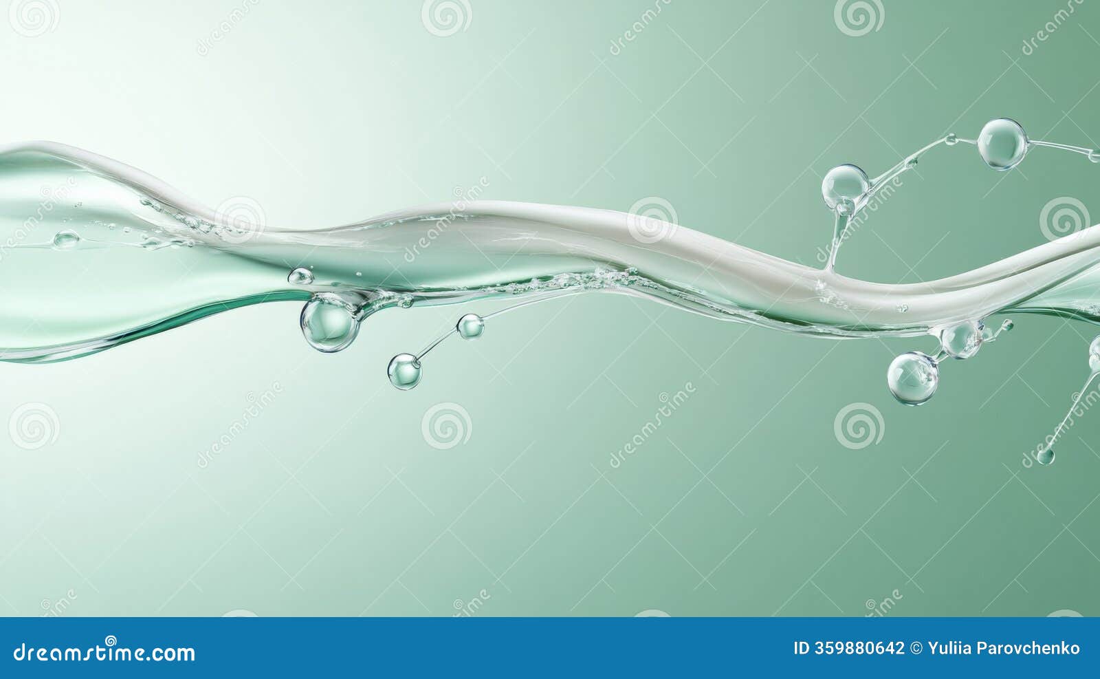 Molecules and Atoms on a Large Scale. Water Molecules Background Stock ...