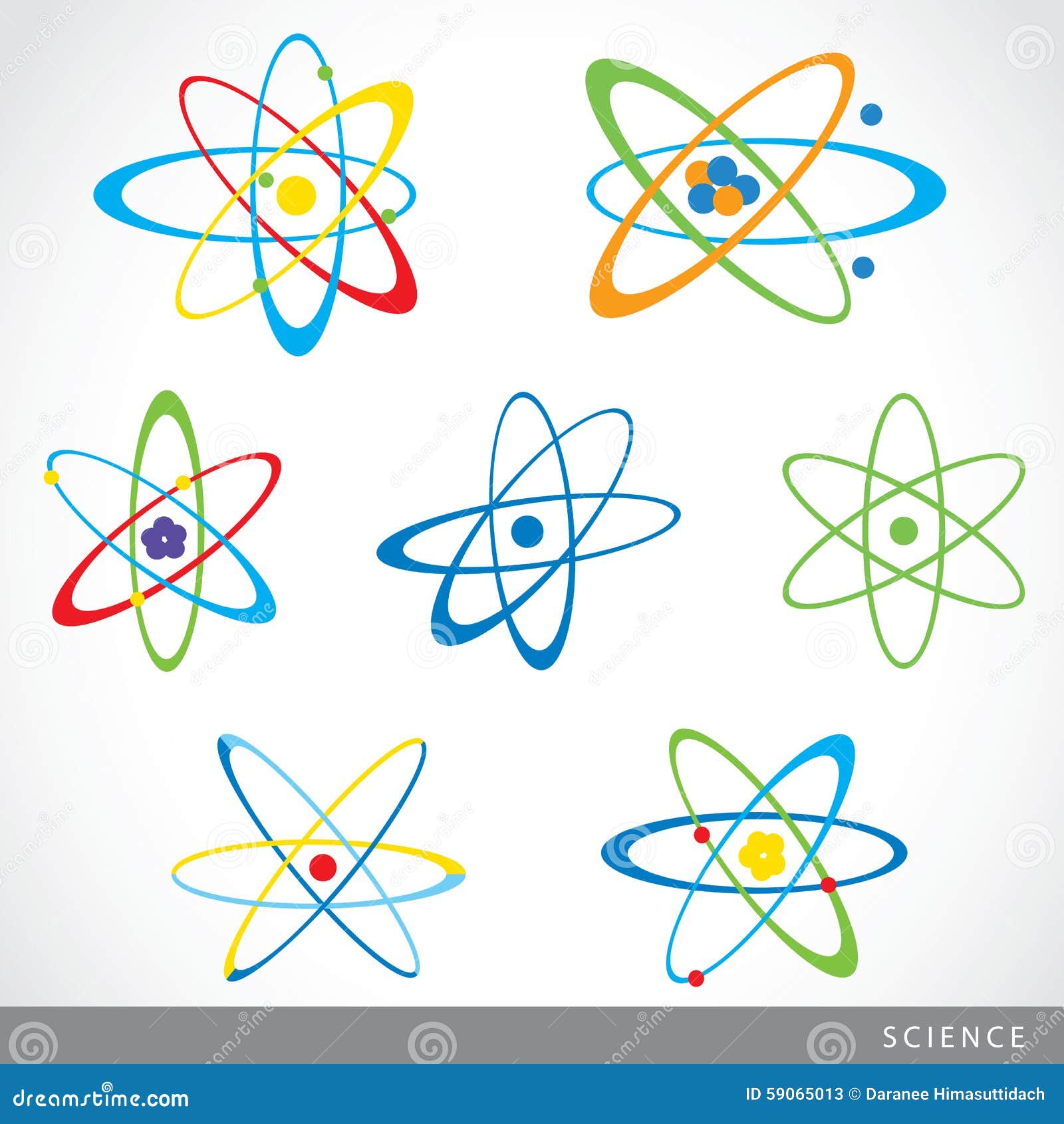 Molecules Atoms Symbol Science Icon Vector Stock Vector - Illustration ...