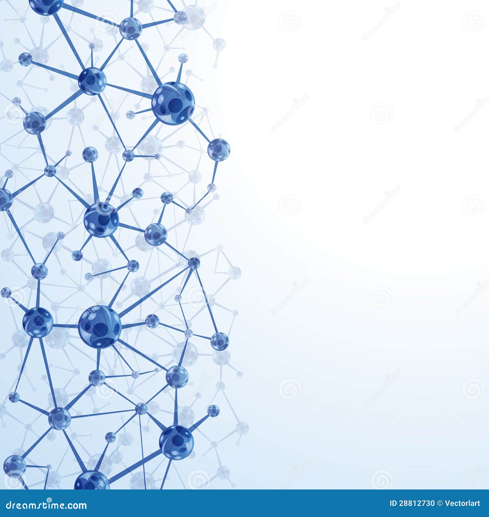 Molecules background stock vector. Illustration of cyberspace - 28812730