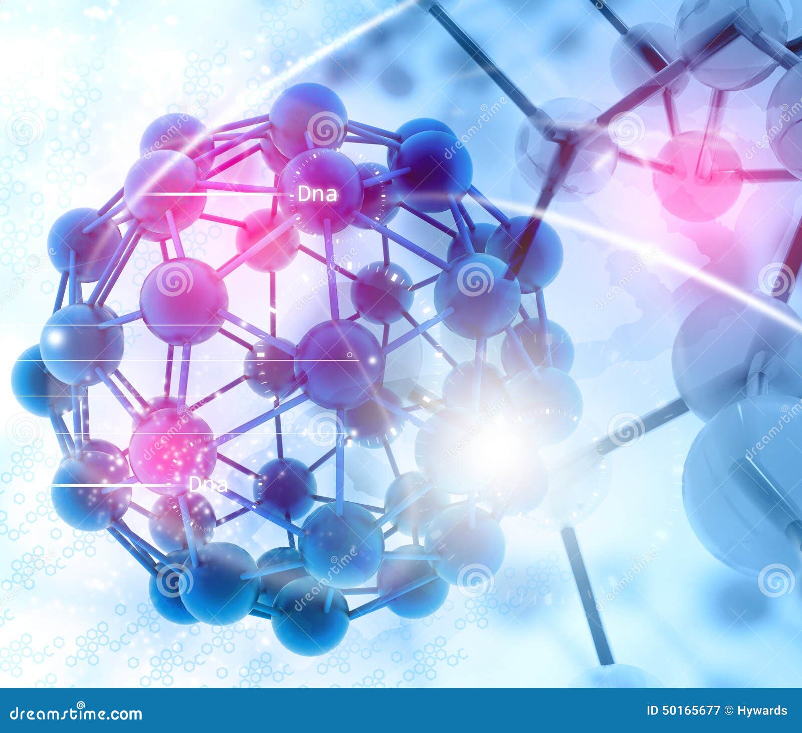 Molecules background stock illustration. Illustration of scientific ...