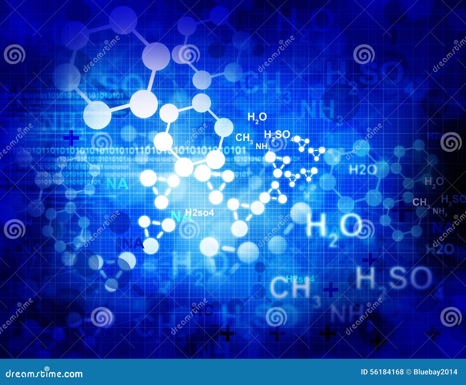 Molecules background stock illustration. Illustration of direction ...