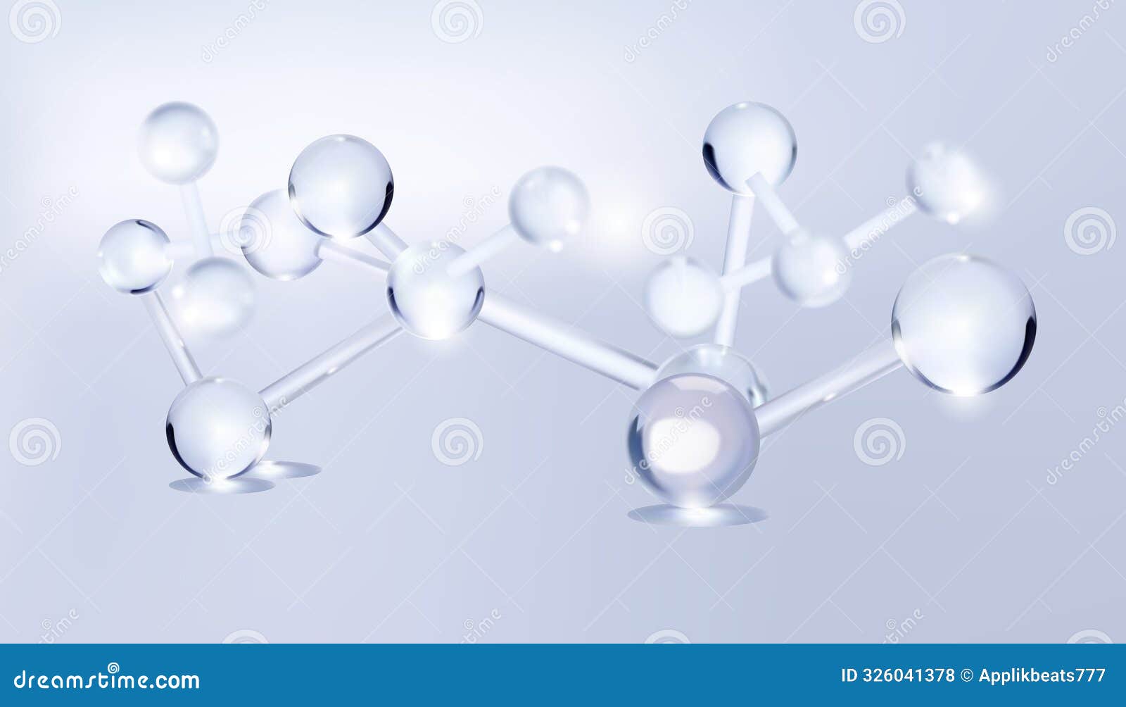 Molecules and Chemical Formulas Background Stock Illustration ...