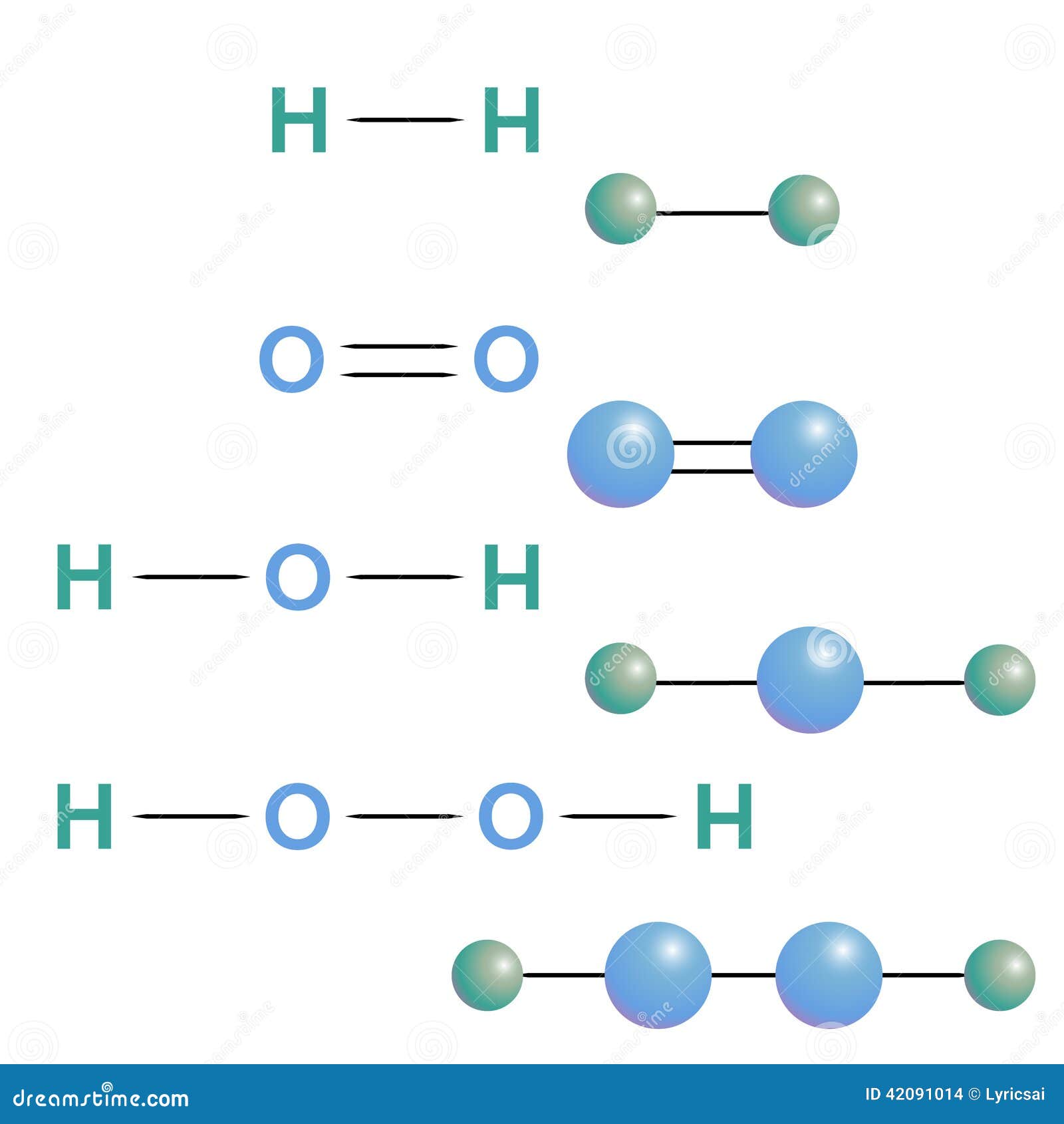 Molecules stock vector. Illustration of compound, atoms - 42091014