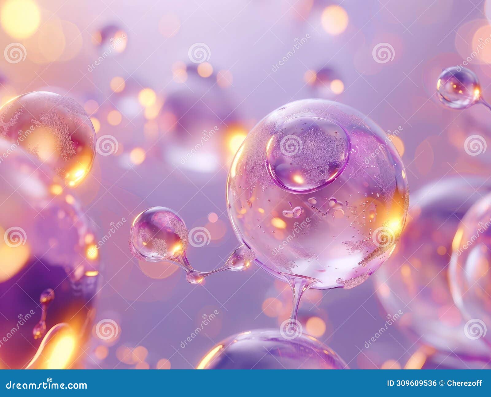 Molecule Structure stock photo. Image of golden, discovery - 309609536