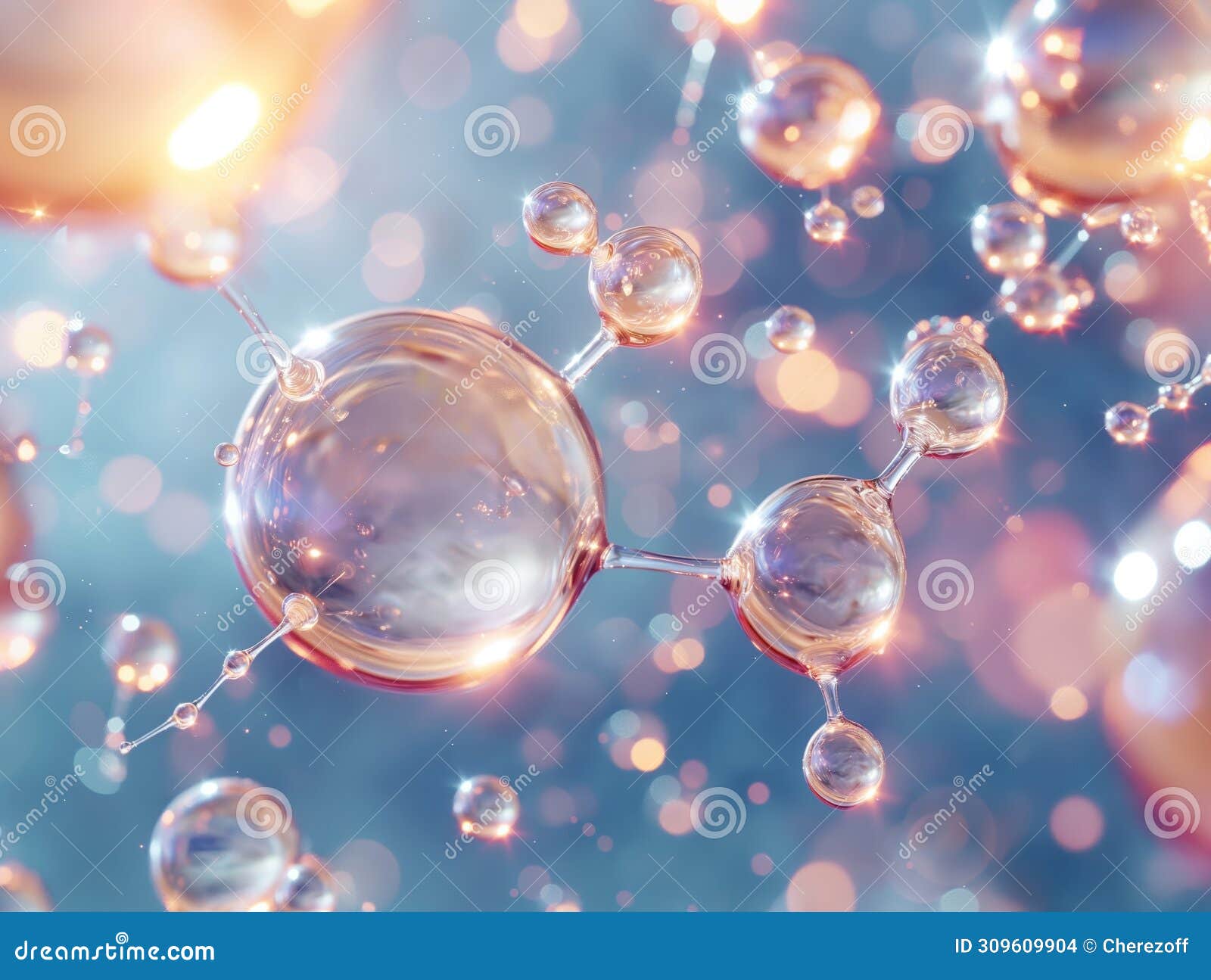 Molecule Structure stock photo. Image of innovation - 309609904