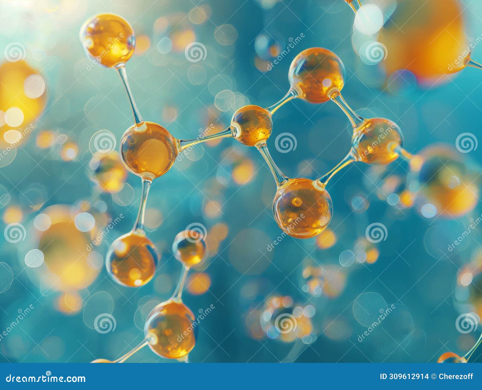 Molecule Structure stock photo. Image of microscopic - 309612914