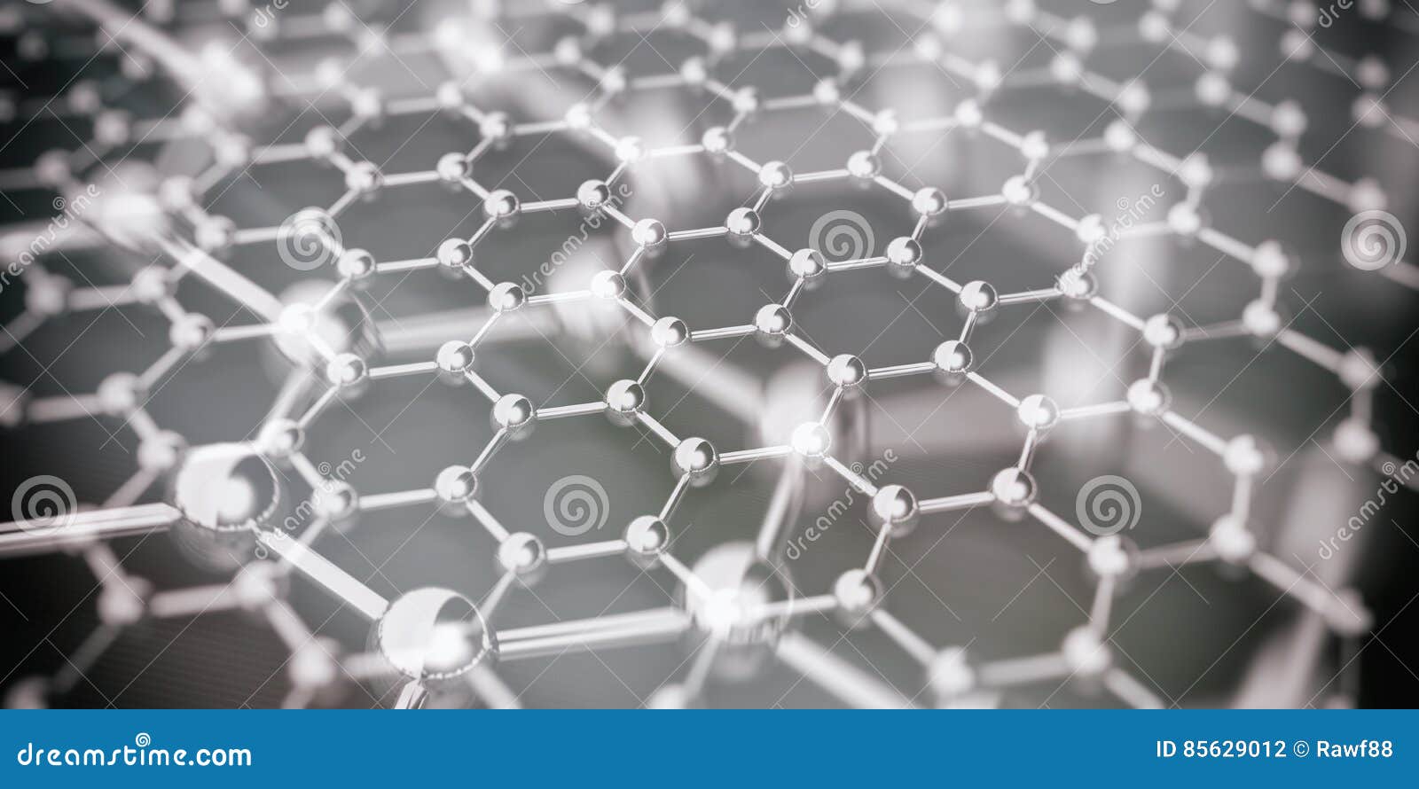 Molecules Connected. 3d Illustration Stock Illustration - Illustration ...