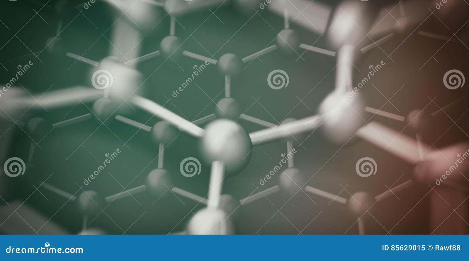 Molecules Connected. 3d Illustration Stock Illustration - Illustration ...