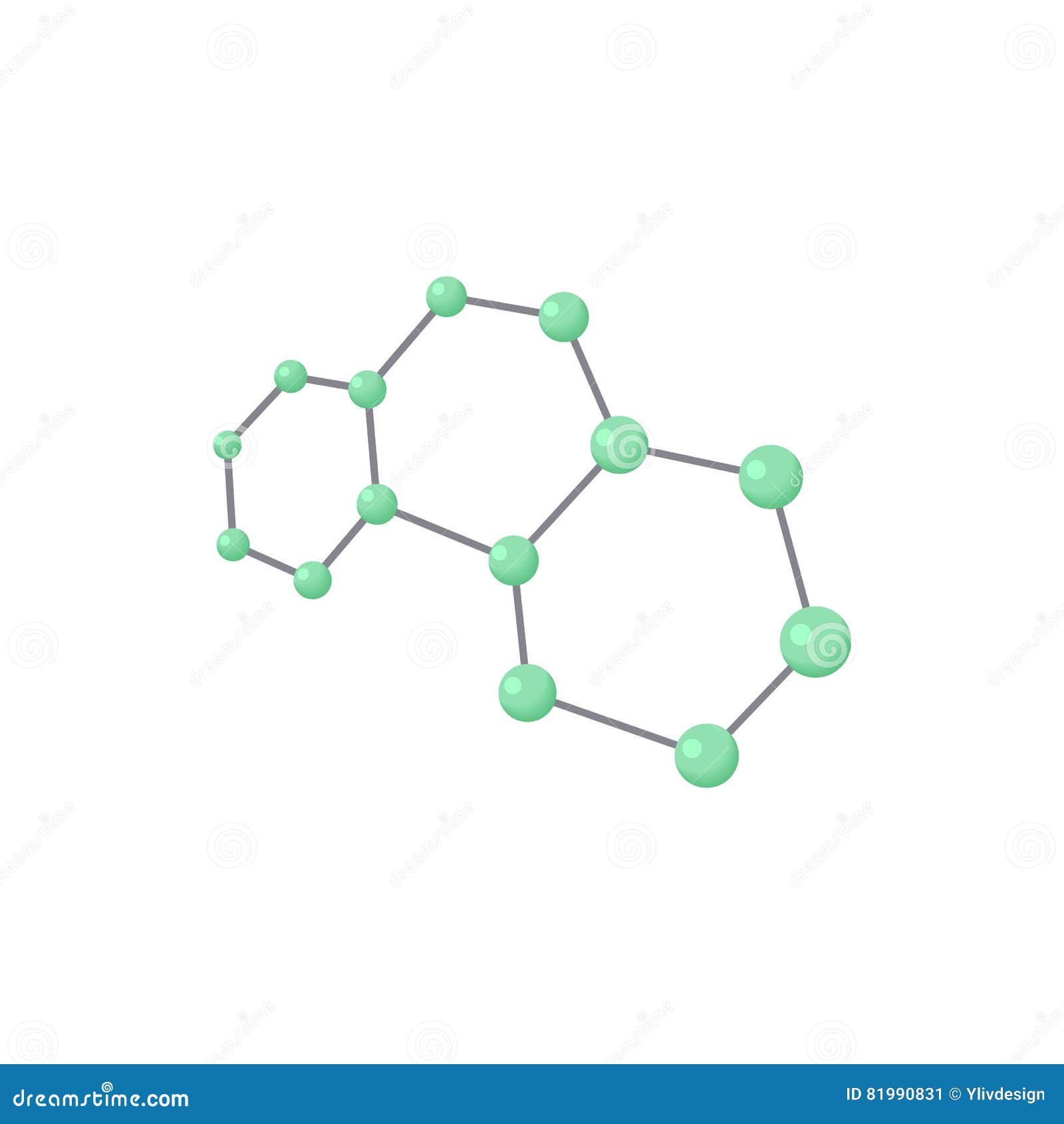 Cartoon Molecules Icon Emoji Isolated Illustration Stock Photography ...