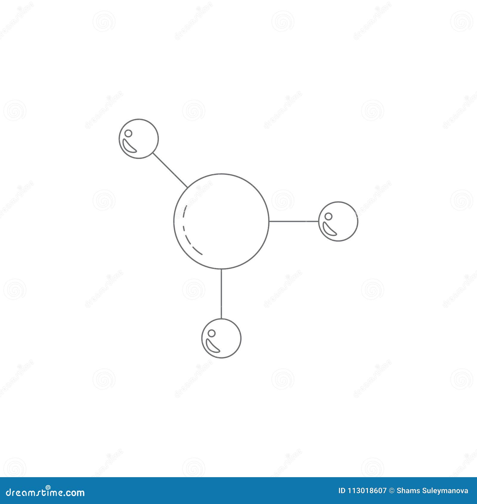 Molecules Icon. Simple Element Illustration. Molecules Symbol Design ...