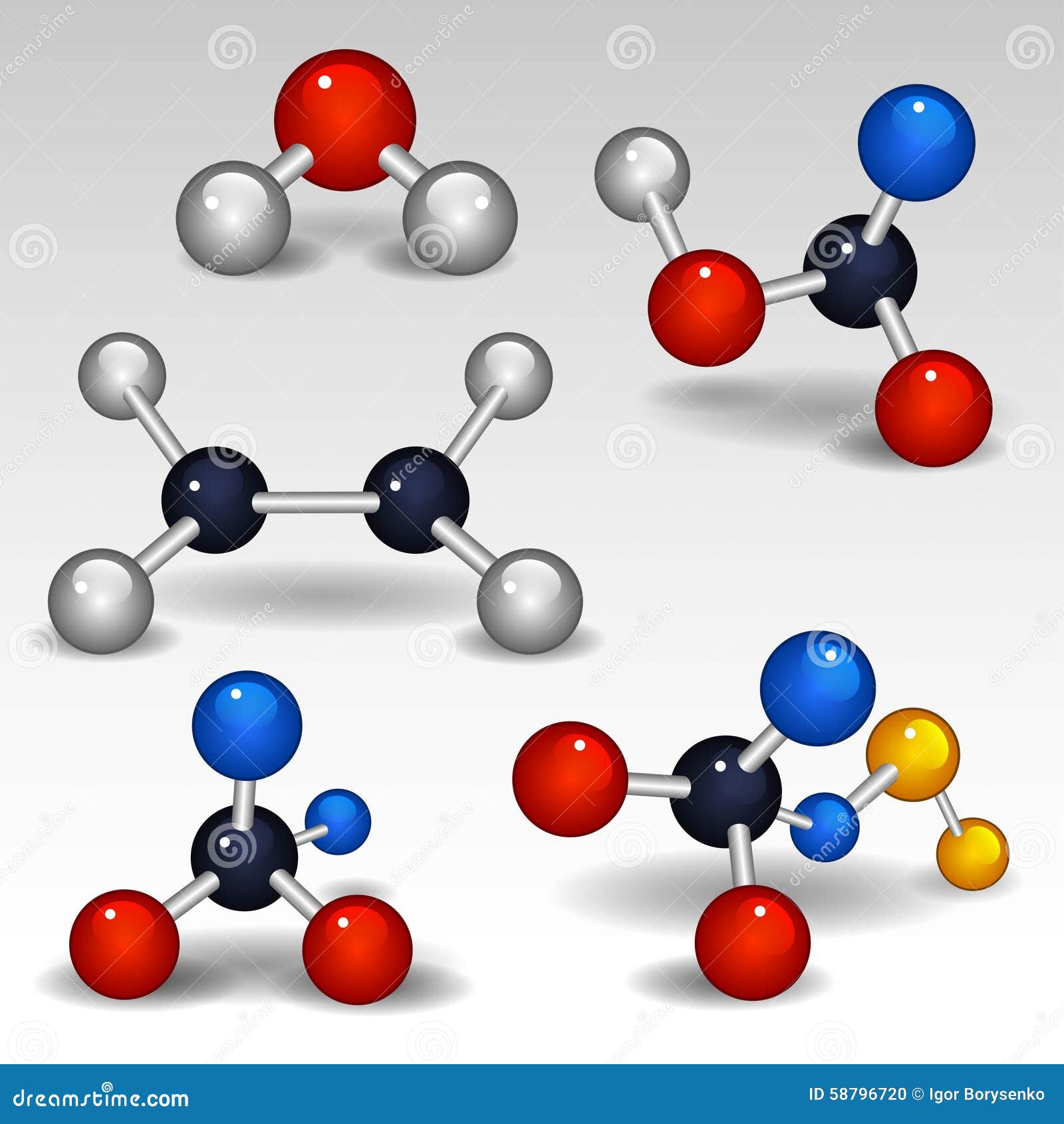 Molecules stock vector. Illustration of high, design - 58796720