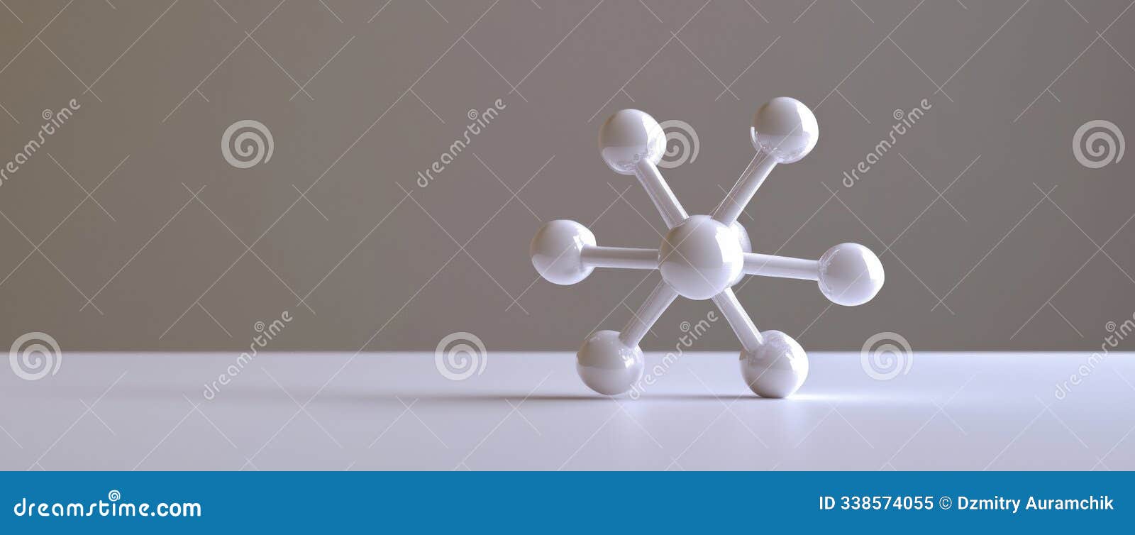Molecules of Methane Floating on a White Background Stock Image - Image ...