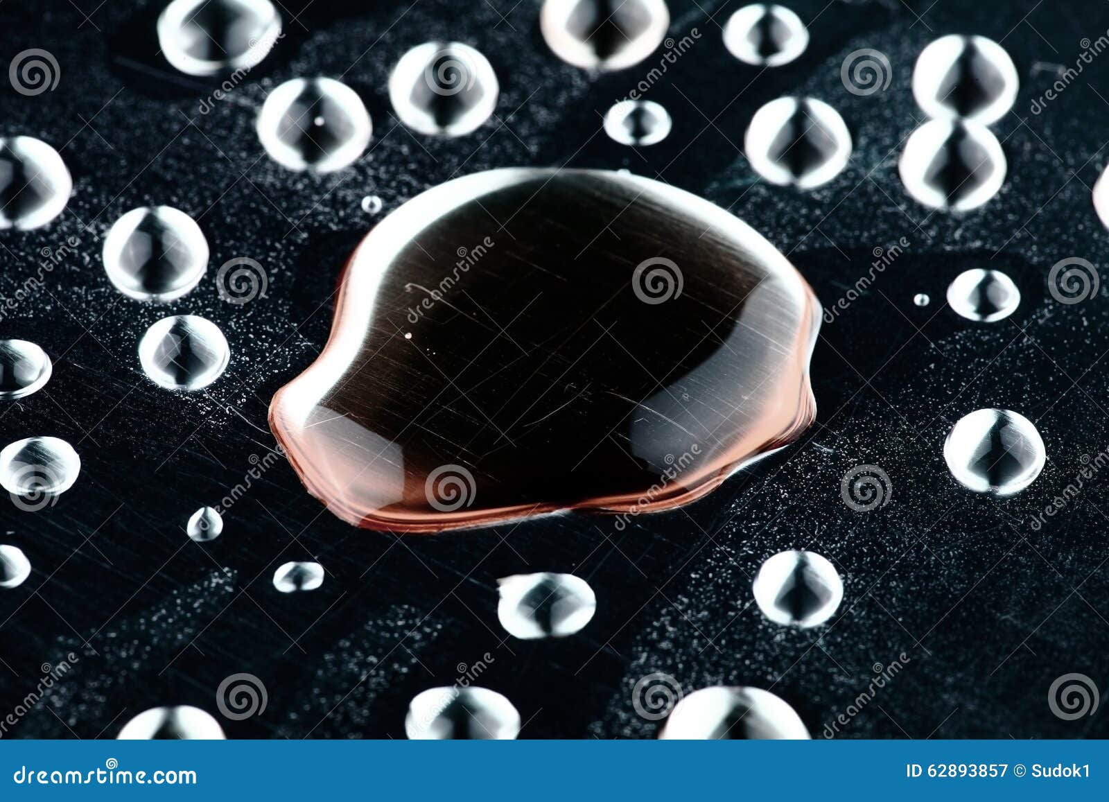 Molecules of the Molten Substance Stock Image - Image of implementation ...