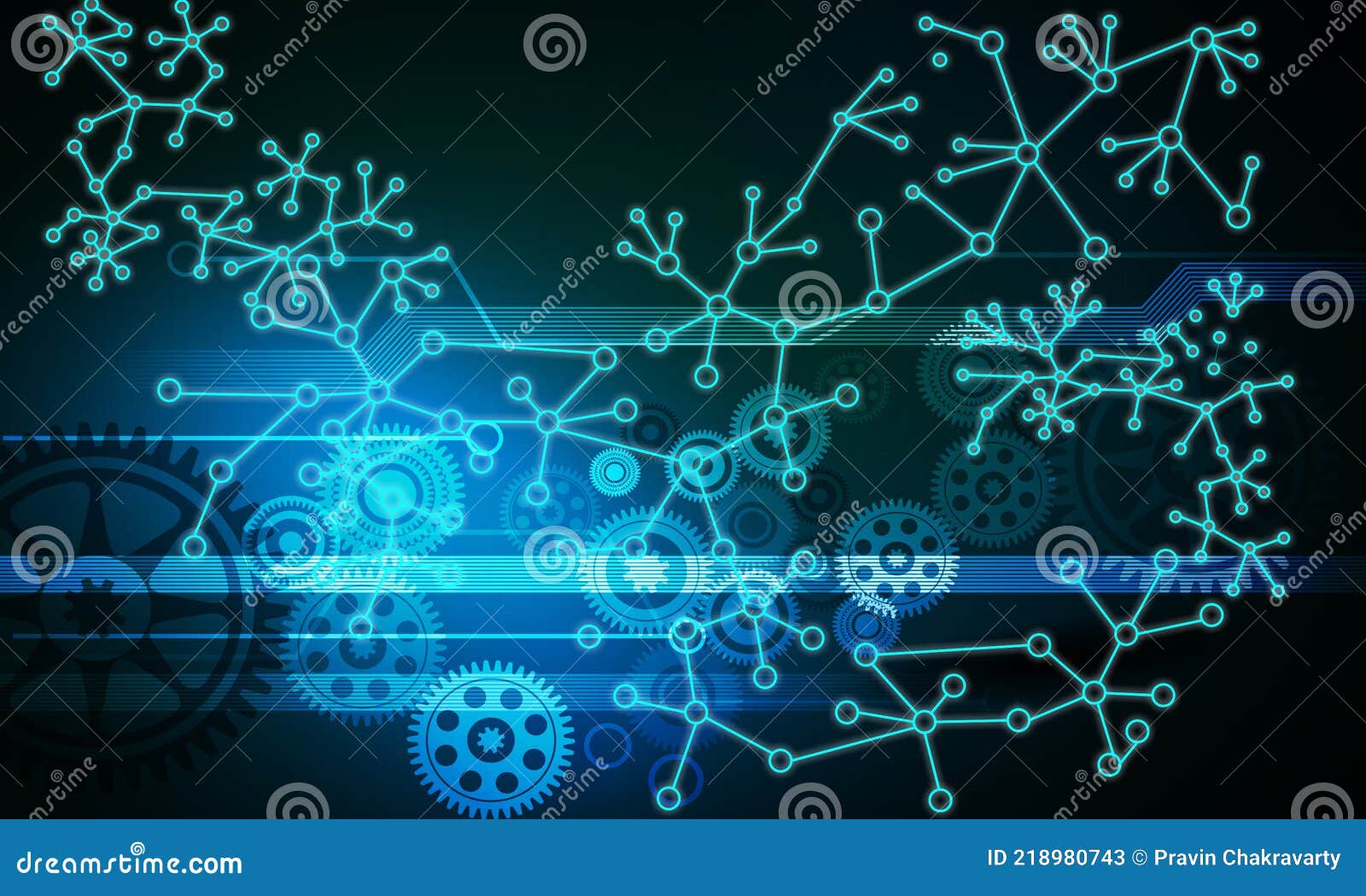 Molecules. Science and Technology Abstract Background Stock Vector ...