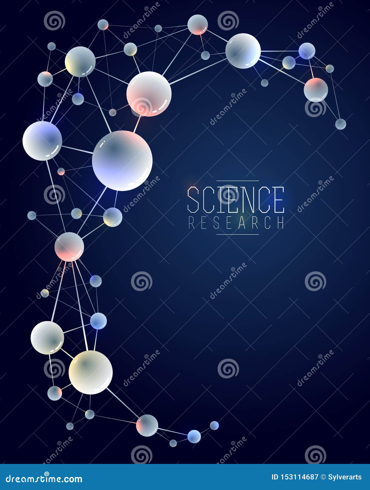 Molecules Vector Illustration, Science Chemistry and Physics Theme ...