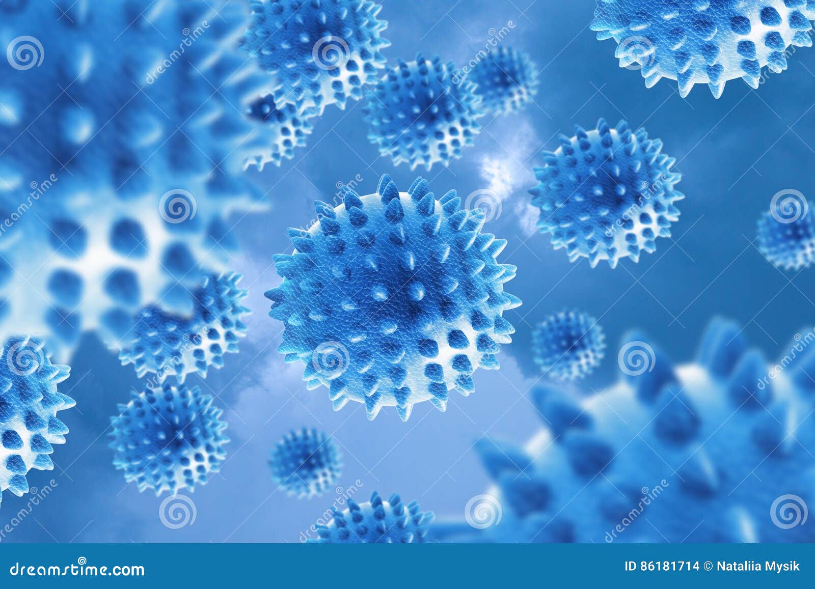 Molecules of the virus . stock photo. Image of organic - 86181714