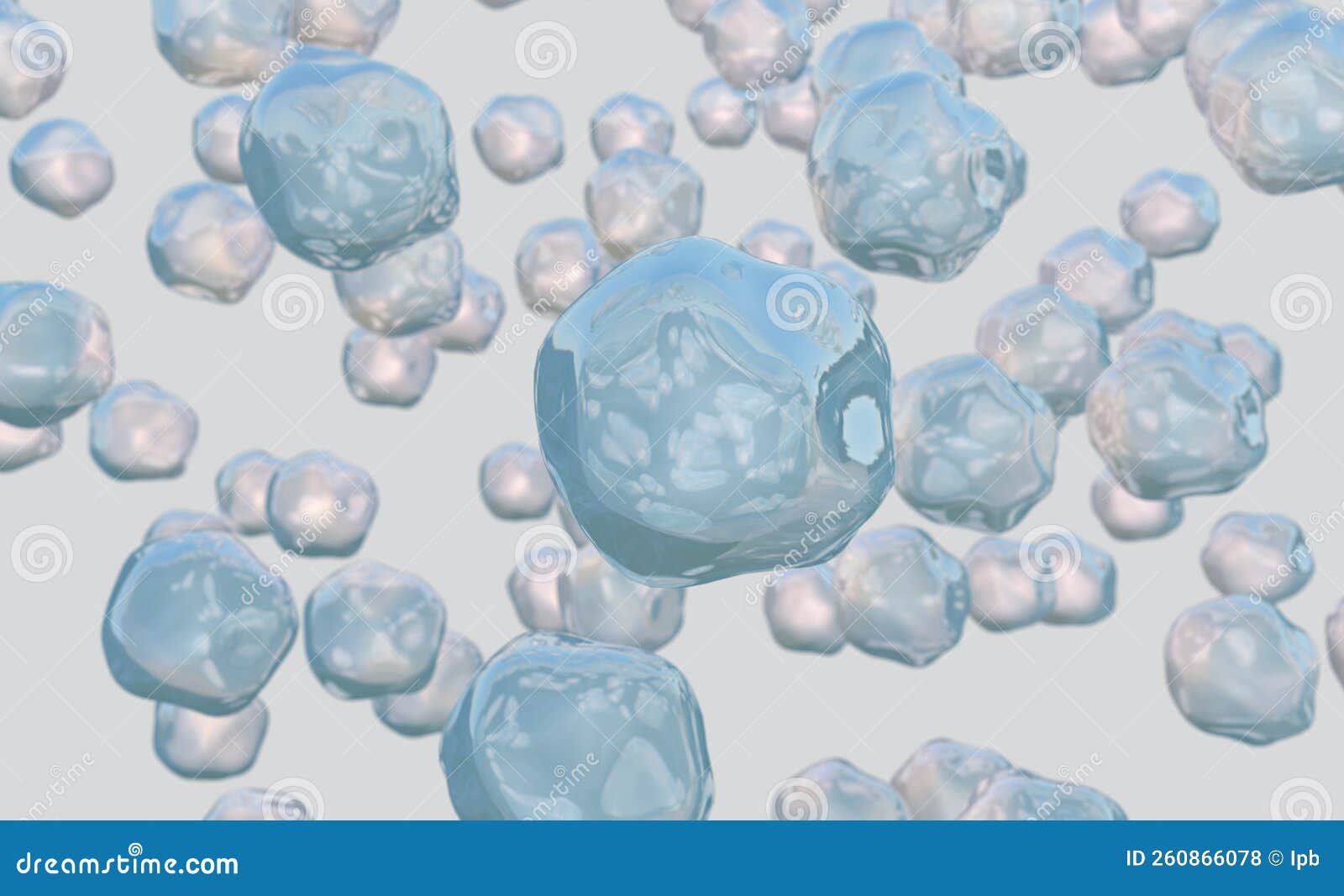 Molecules of Water or Plasma Close-up. Stock Illustration ...