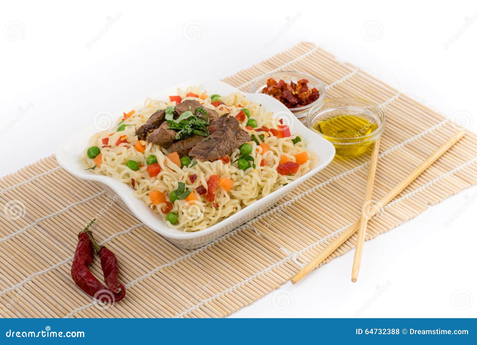 Mollera con carne de vaca foto de archivo. Imagen de comida - 64732388