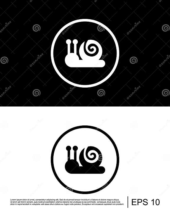 Mollusc icon vector stock vector. Illustration of animal - 208255396