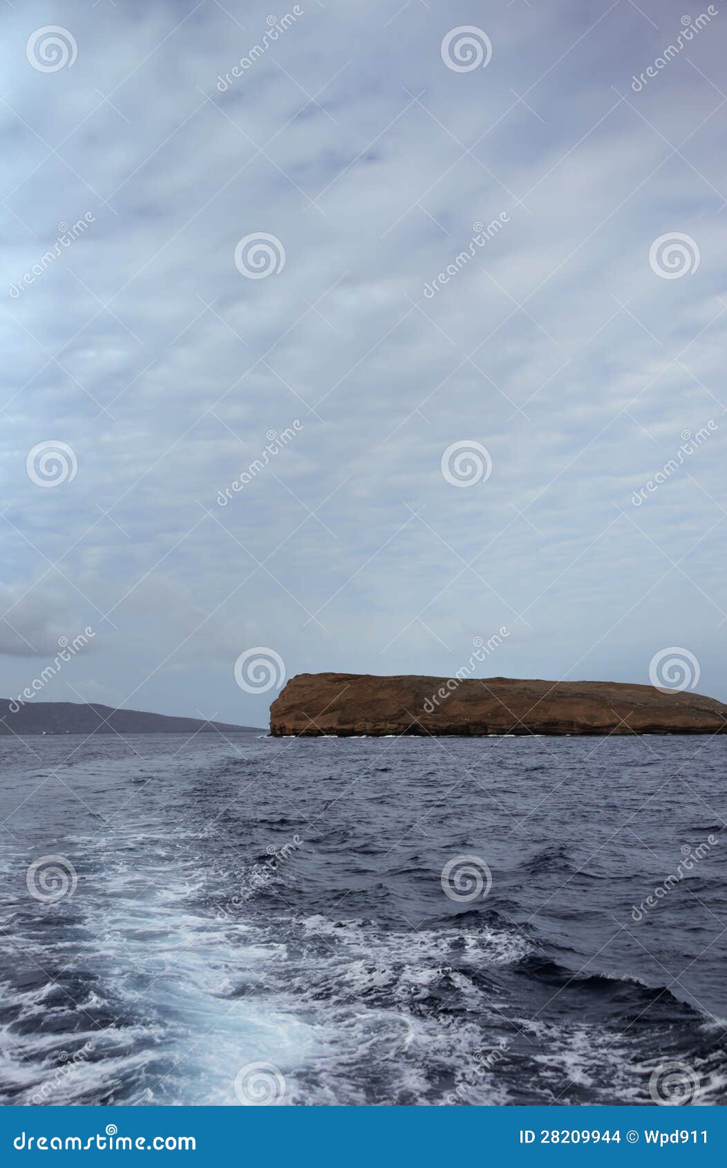 Molokini Island stock photo. Image of maui, rain, islands - 28209944