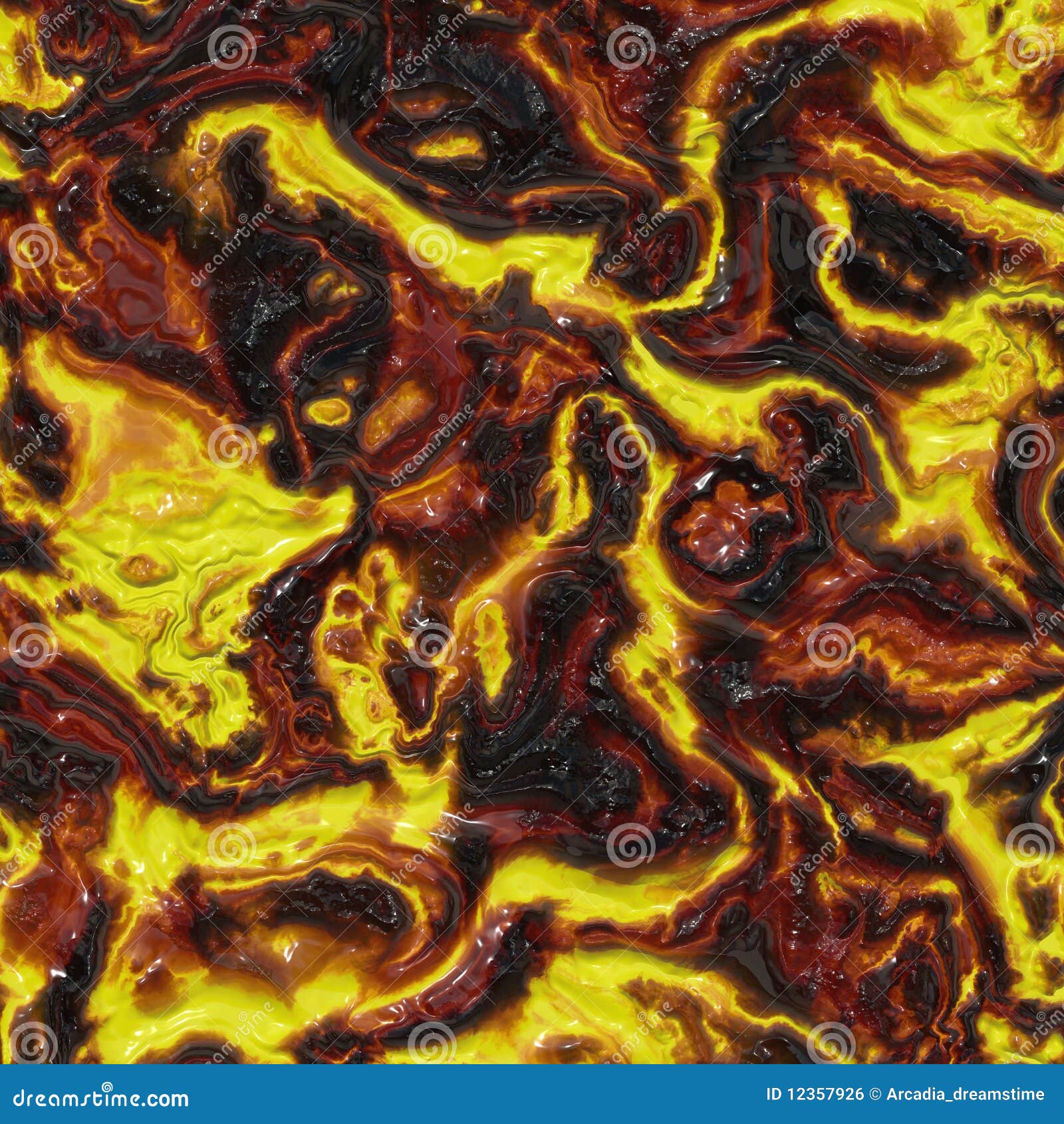 Molten Lava or Magma stock illustration. Illustration of lava - 12357926