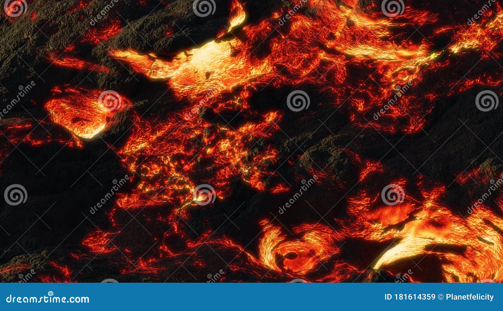 Molten Lava, Magma River Close Up Stock Image - Image of nature ...