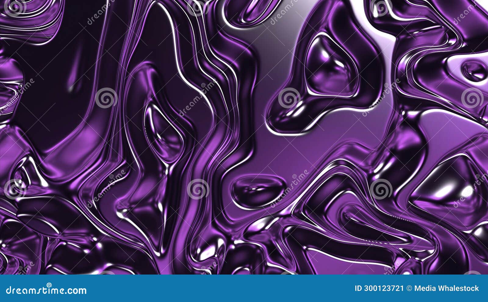 Molten Liquid with Beautiful Patterns. Design. Metallic Liquid with ...