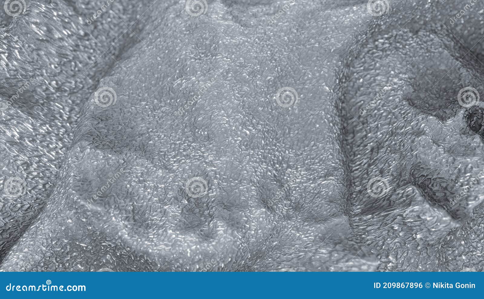 Molten Liquid Metal 3D Rendering Illustration Stock Illustration ...