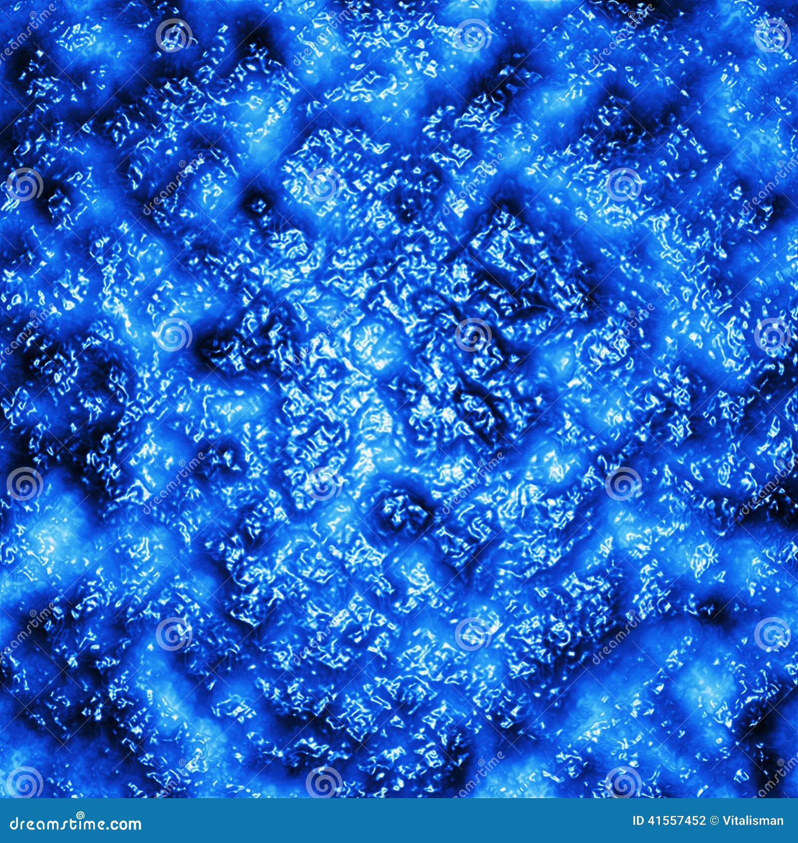 Molten Mass of Blue Color.Background Stock Illustration - Illustration ...