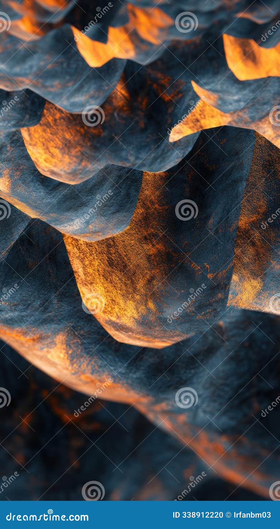 Molten Metal Abstract Texture, a Study in Form and Color Stock ...