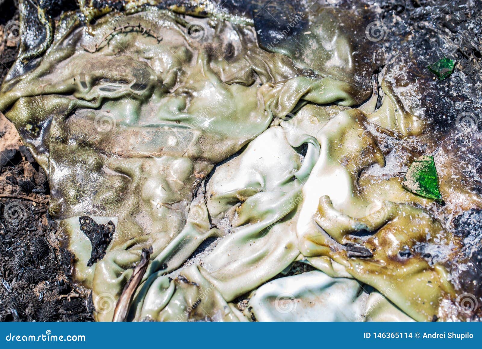 Molten Plastics after Fire As Background Stock Photo - Image of texture ...