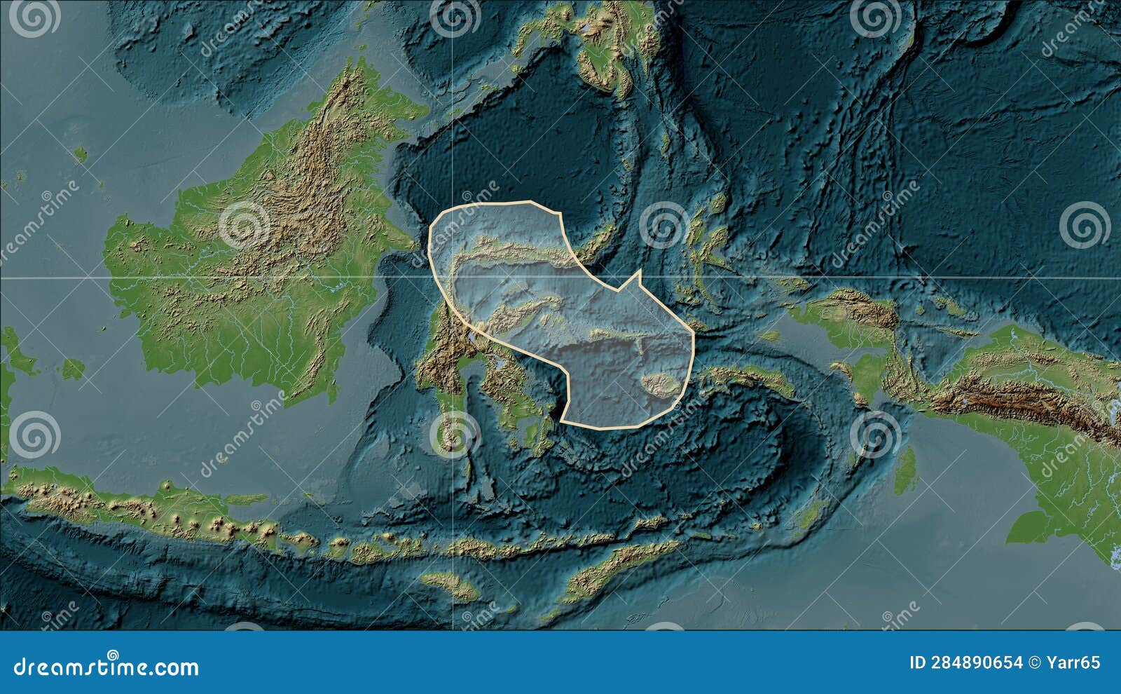 Molucca Sea Tectonic Plate. Wiki Map Stock Illustration - Illustration ...