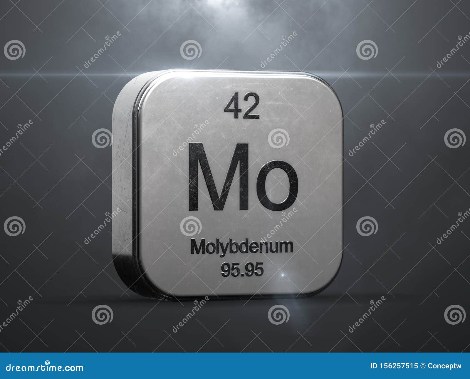 Molybdenum Element from the Periodic Table Stock Illustration ...