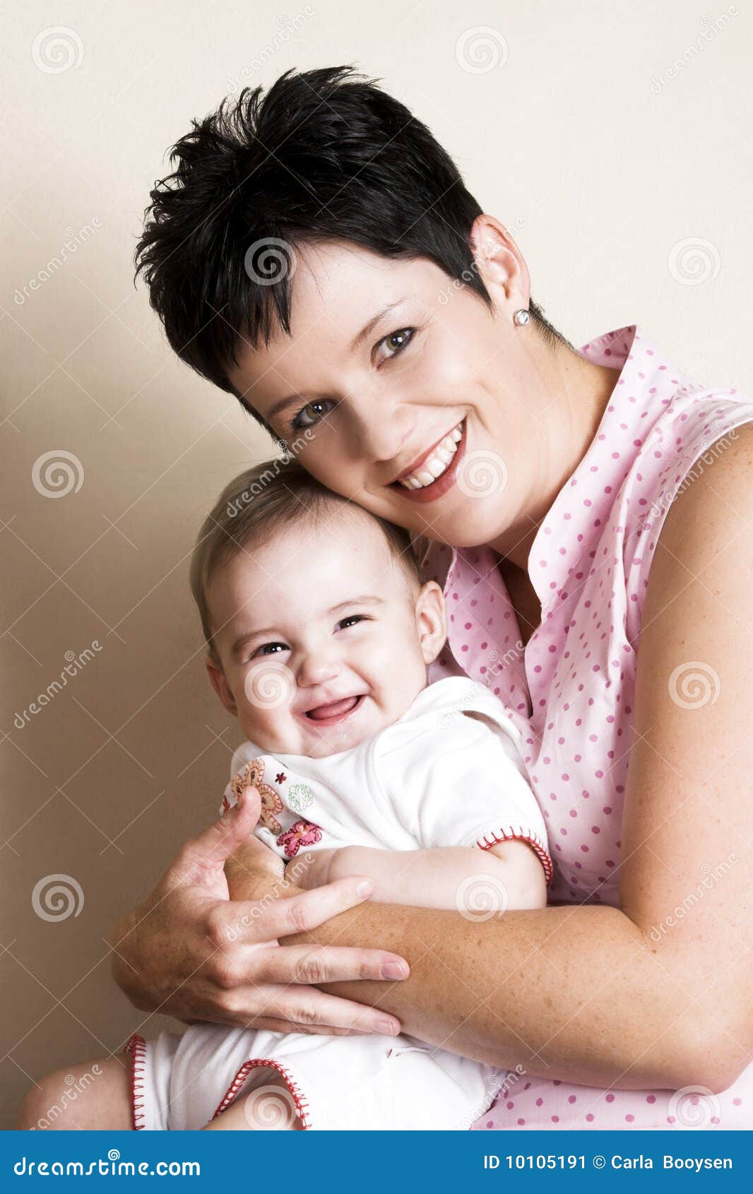 Mom and Baby stock image. Image of small, mother, portrait - 10105191